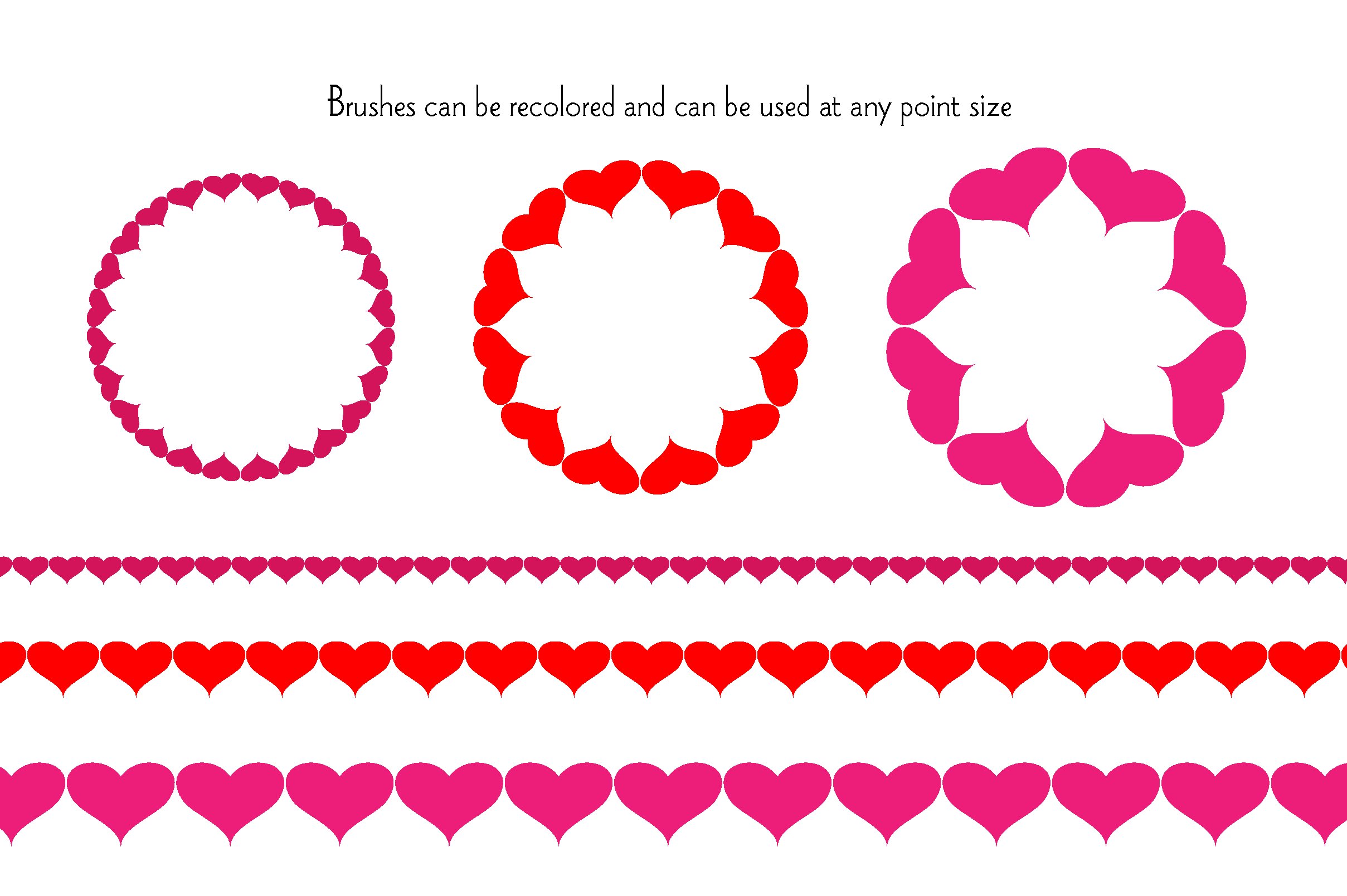 Heart Frames & Borders (179472) | Patterns | Design Bundles