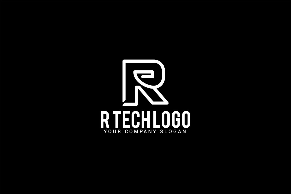 R tech logo (429636) | Logos | Design Bundles