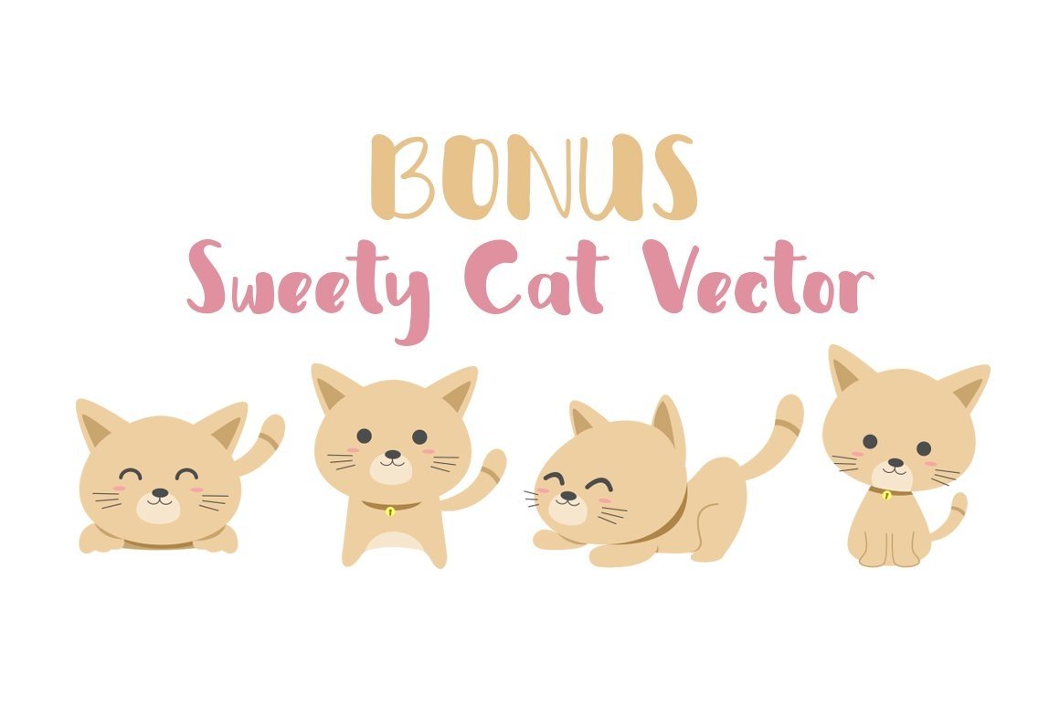 Web Font Sweety Cat
