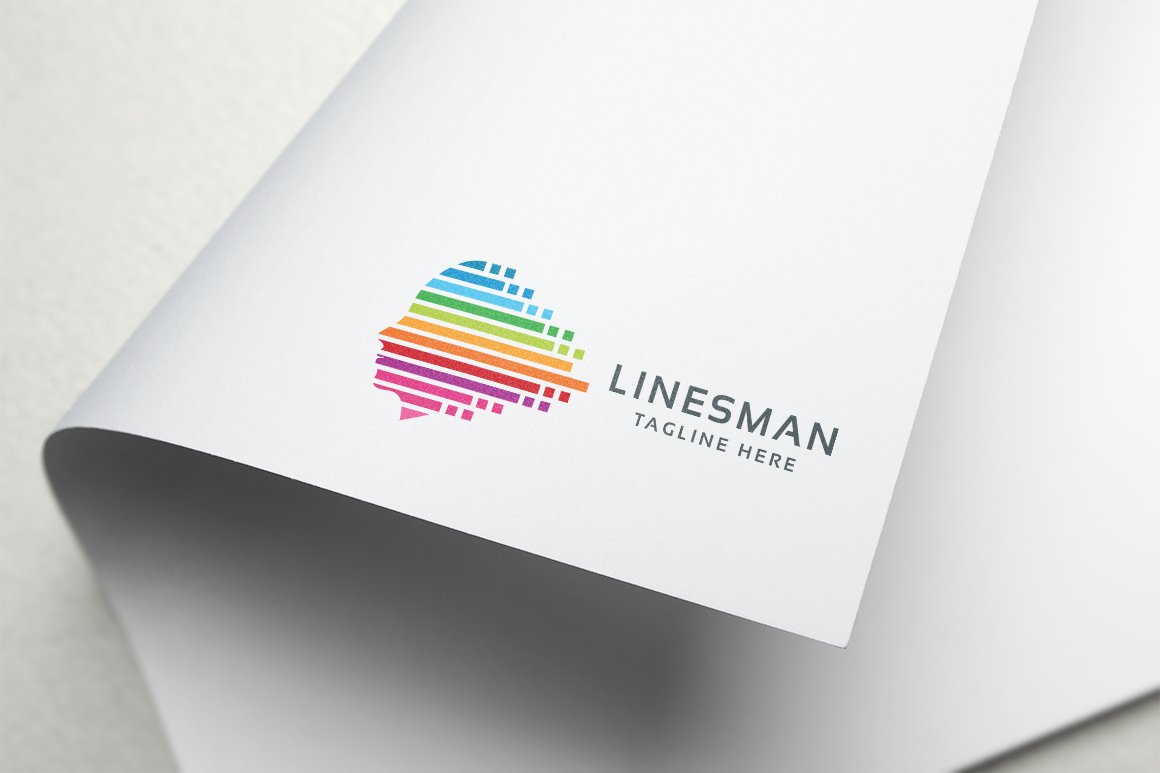 Lines Man Logo