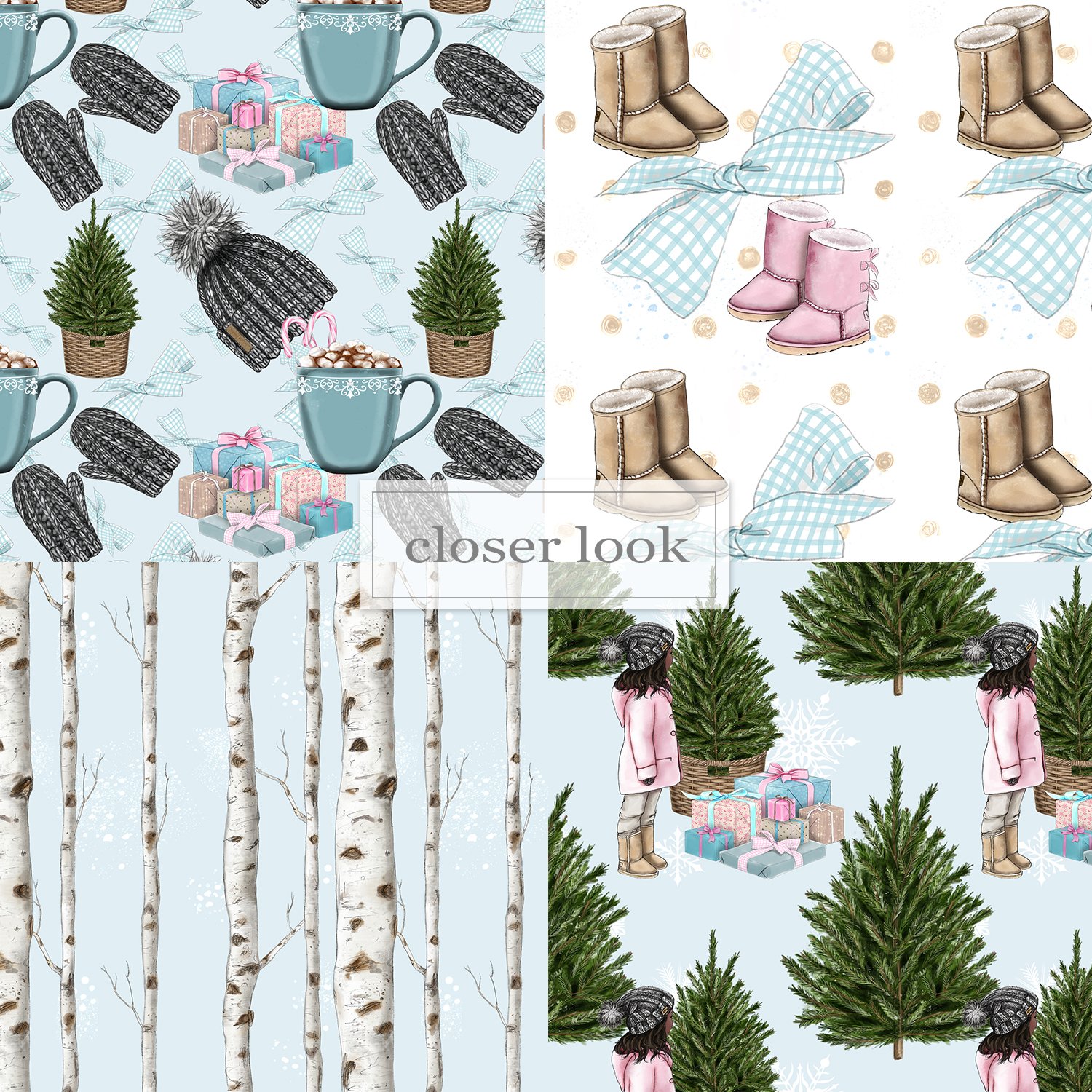 Cozy Winter - Digital Pattern (366471) | Patterns | Design Bundles