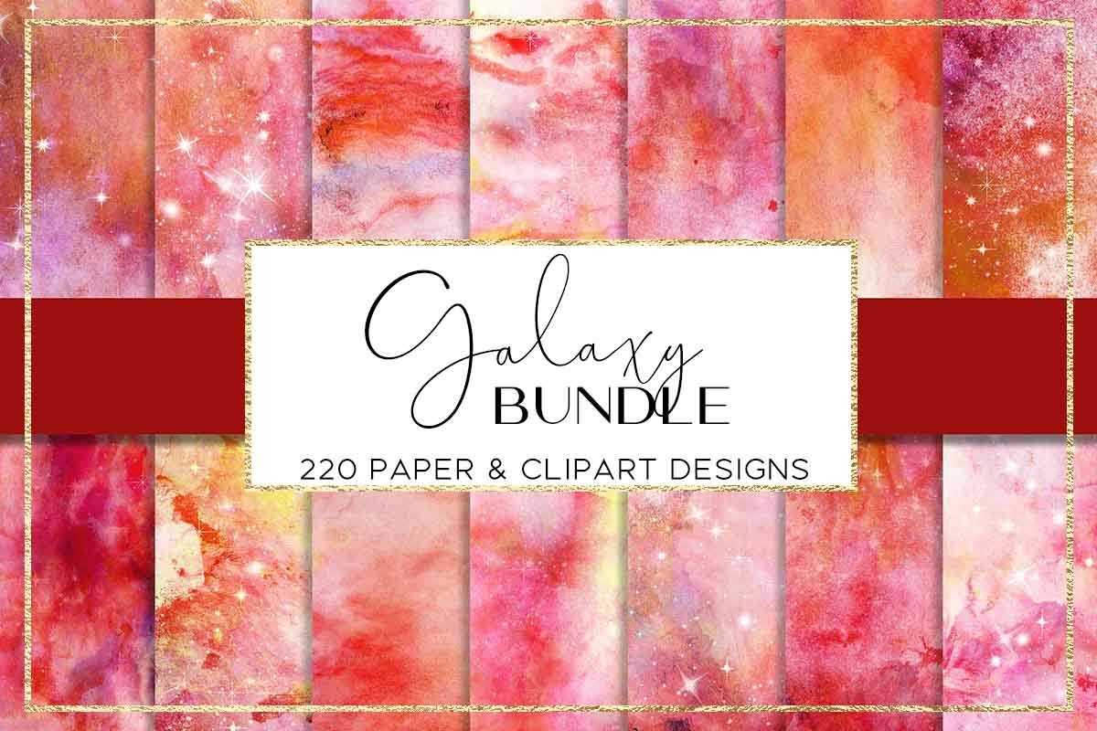 Galaxy paper BUNDLE digital paper pattern (1179386) | Patterns | Design ...