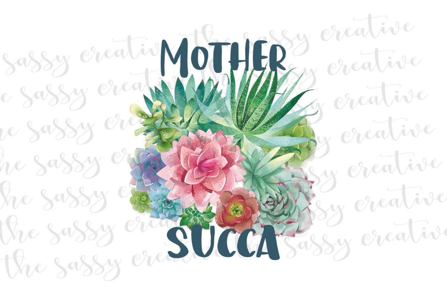 Art & Collectibles succulent sublimation PNG not today succa succa ...