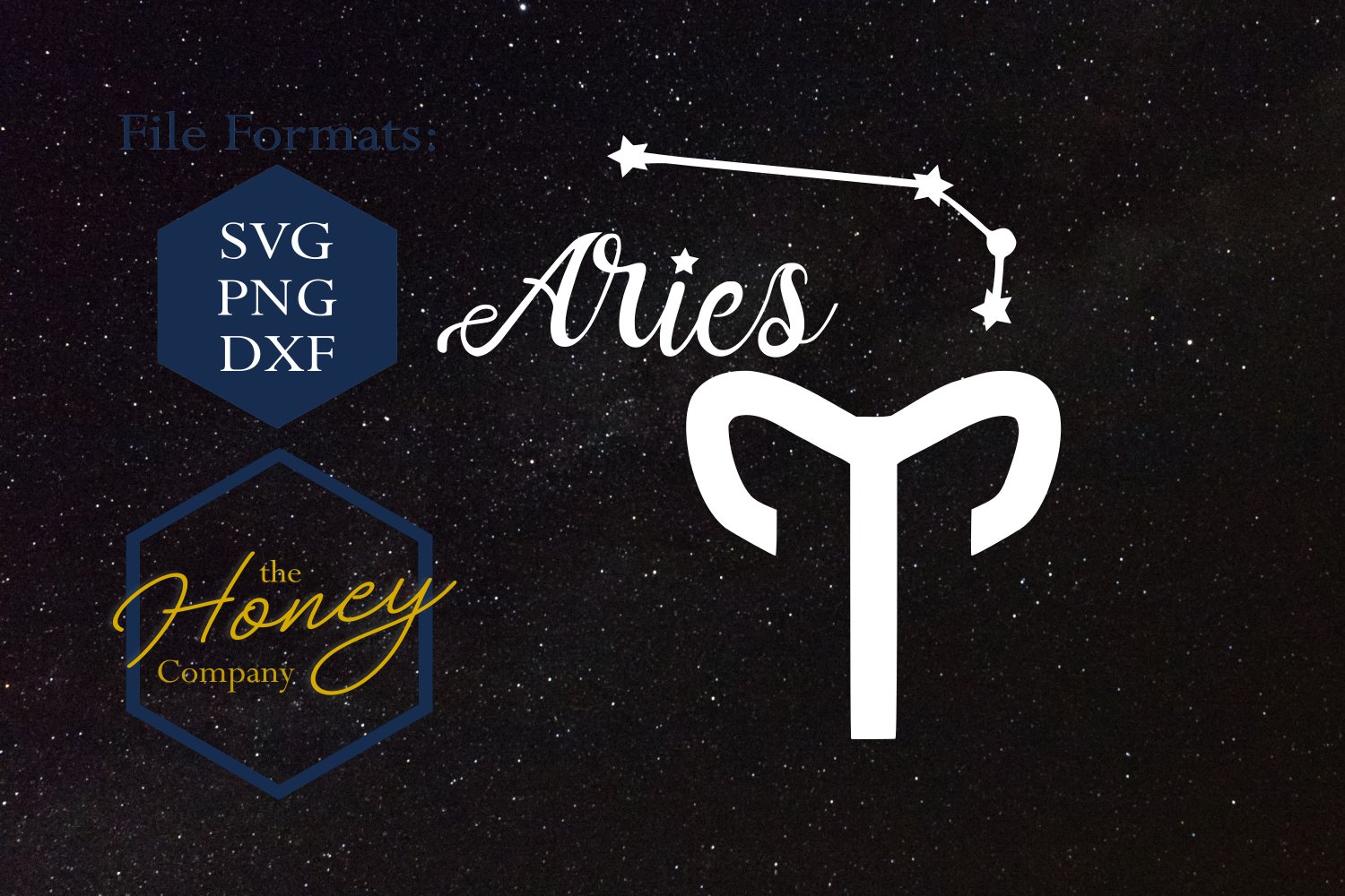 Aries SVG PNG DXF Zodiac Cutting File Vector Download (125429) | Cut ...