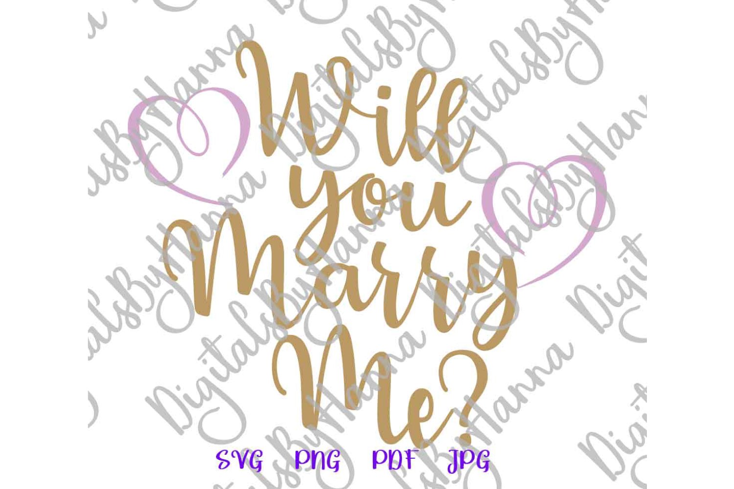 Marriage Proposal Saying Will You Marry Me Sublimation PNG (302524 ...