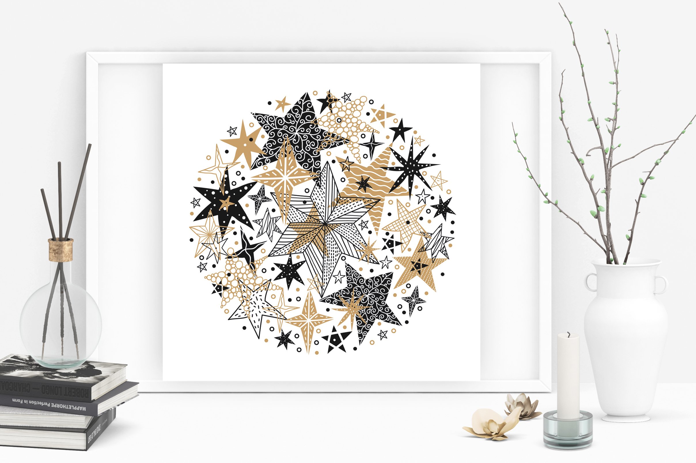 Magic stars. (138668) | Patterns | Design Bundles