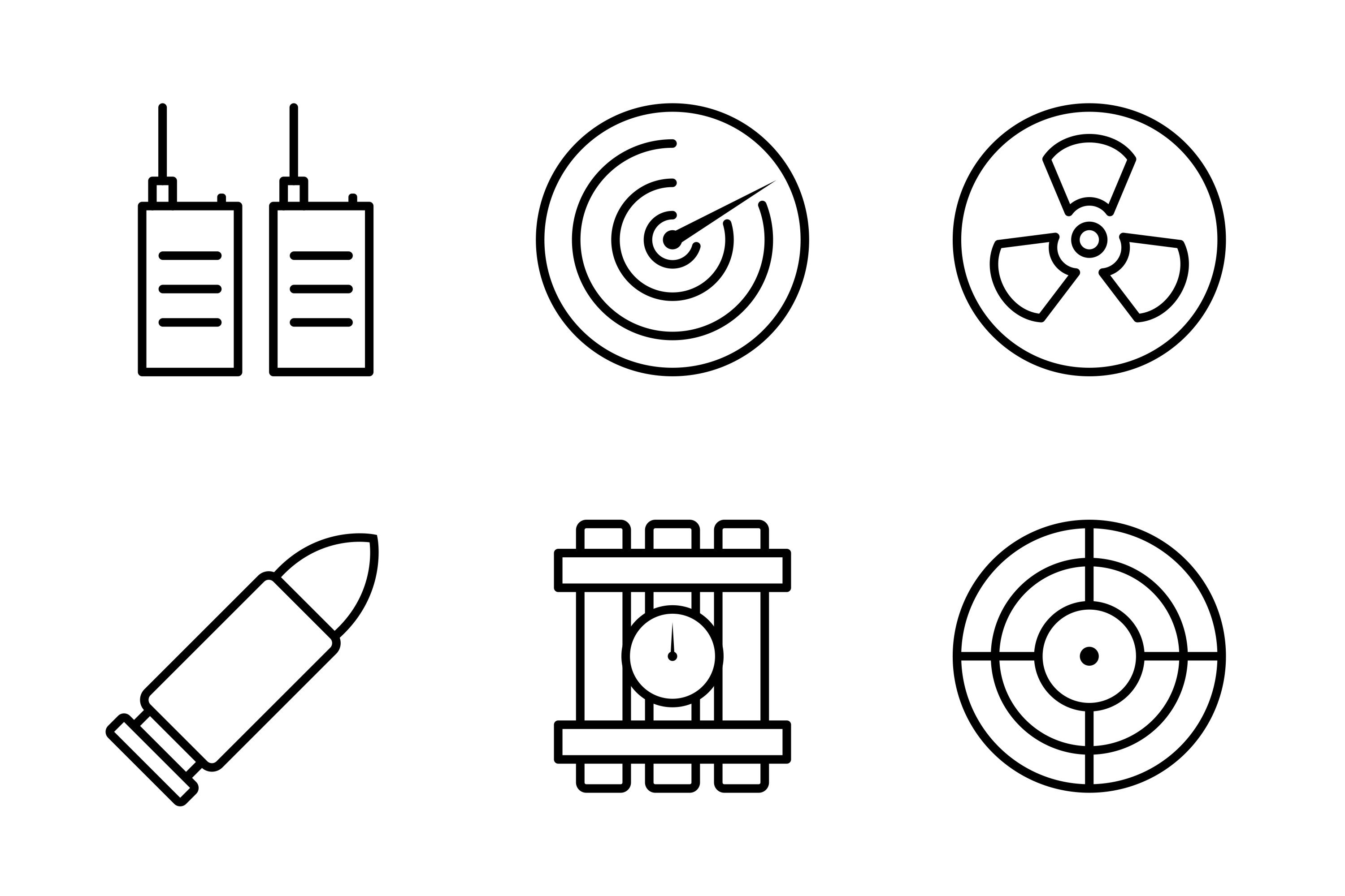 Set Of Military and Army Icons (471487) | Icons | Design Bundles