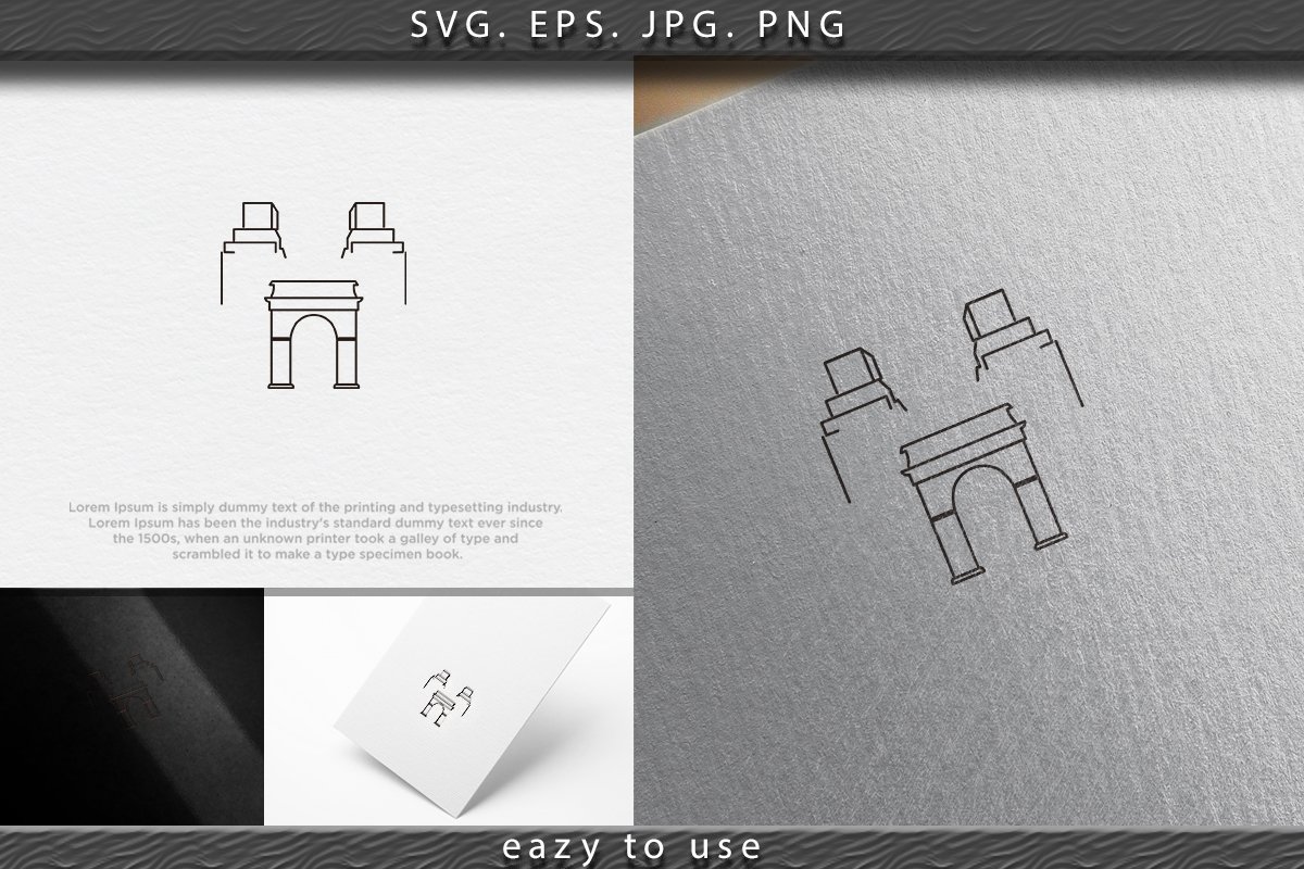 capital building logo Designs Inspiration Isolated on White (700653 ...