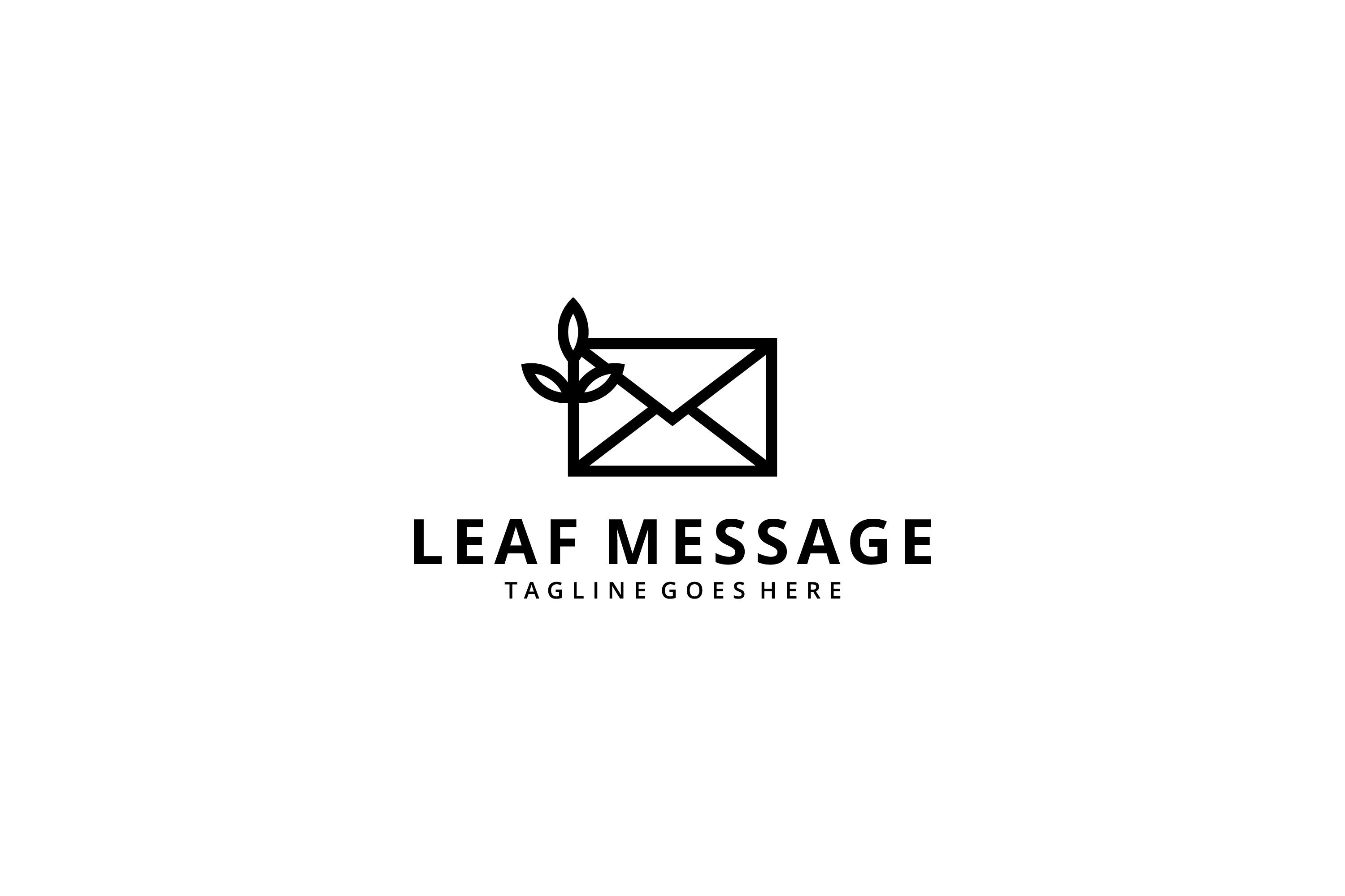 leaf envelope sign (980352) | Logos | Design Bundles