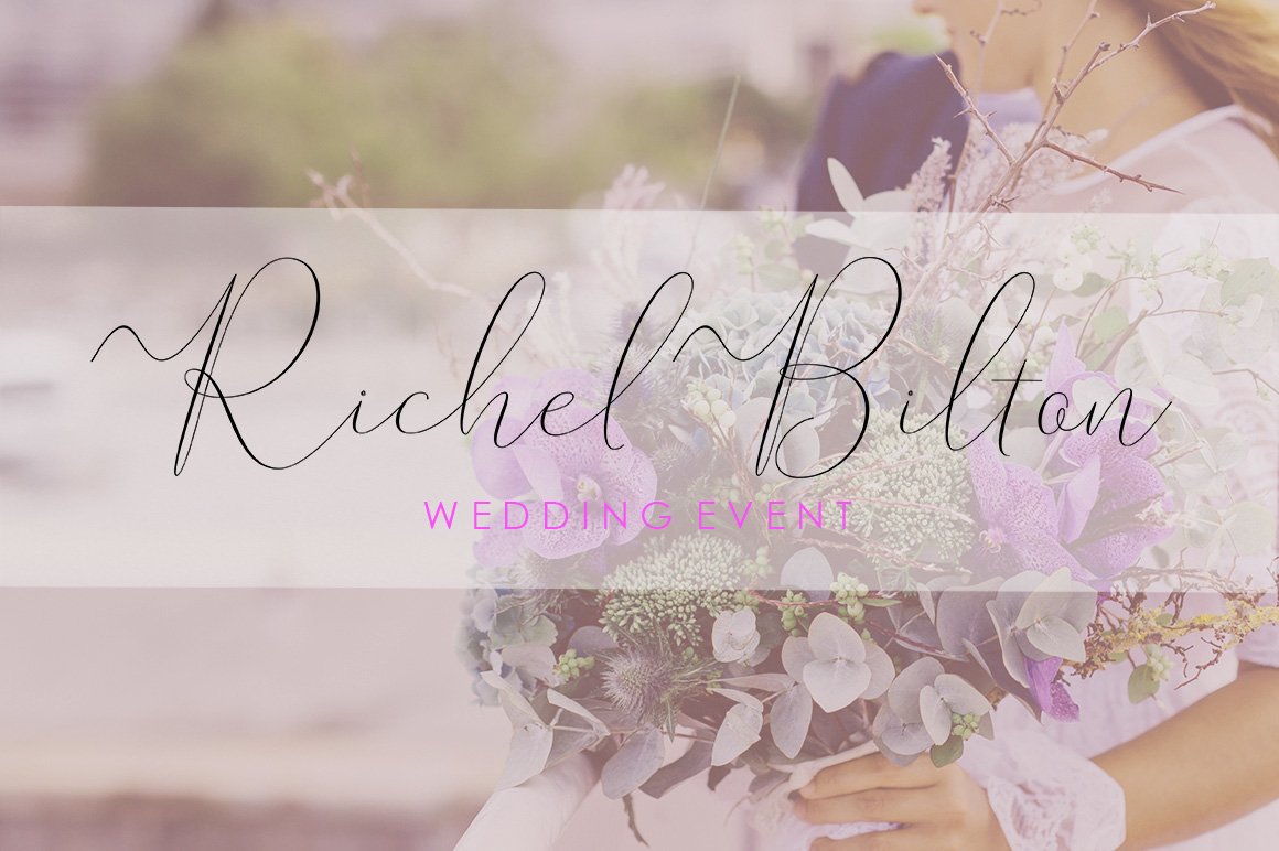 Rishella Signature Font (55531) | Script | Font Bundles