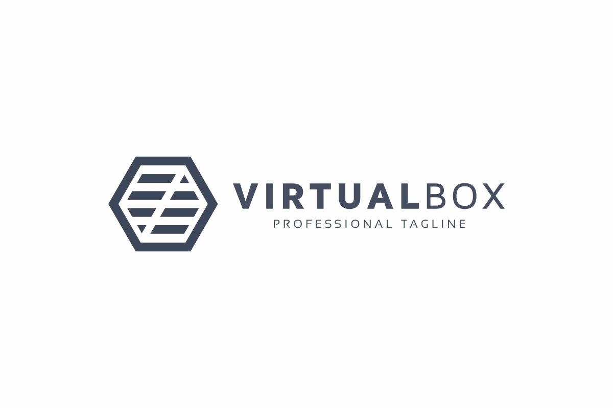 Virtual Box Logo (305151) | Logos | Design Bundles