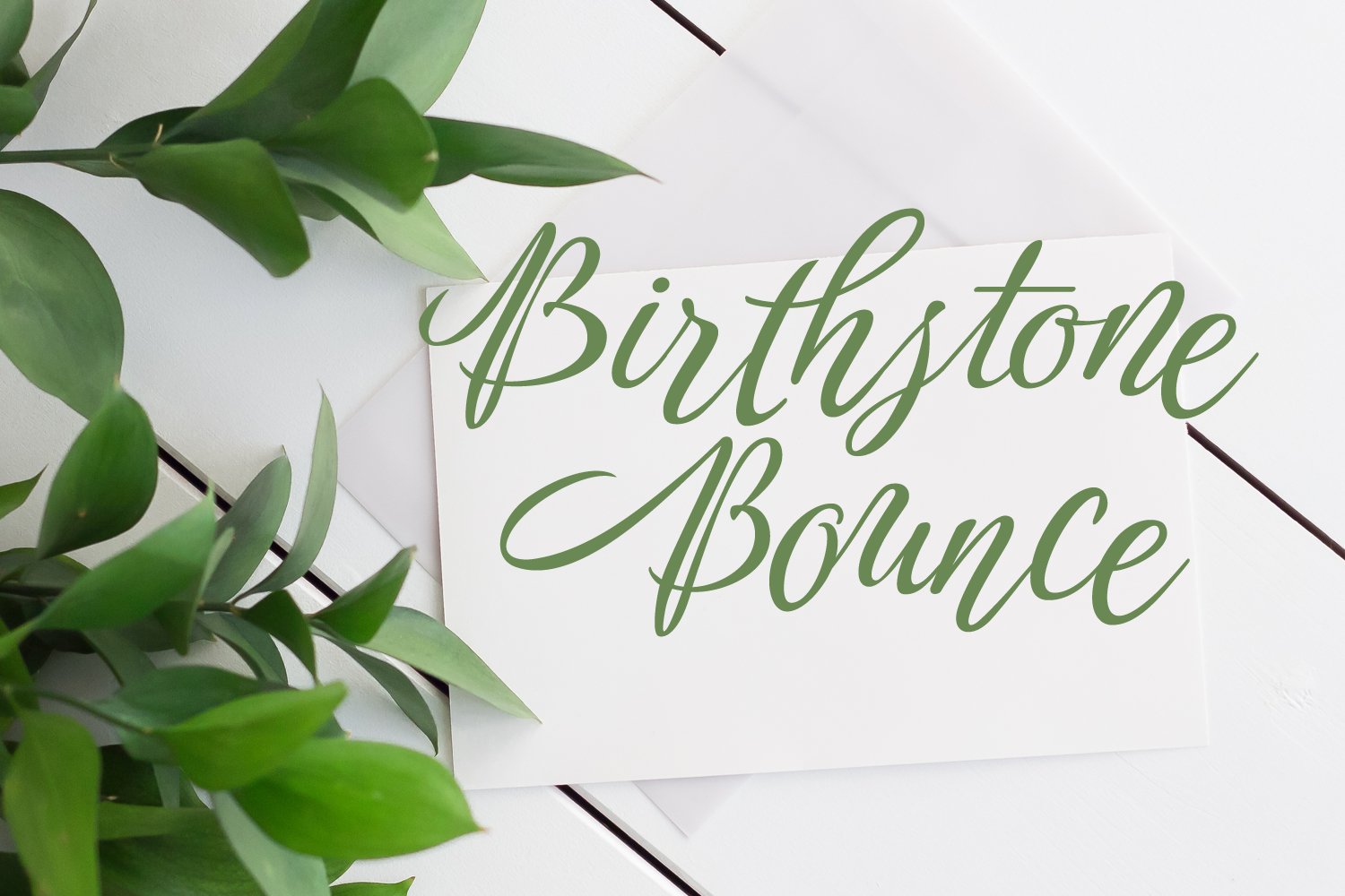 Birthstone Bounce 2 Font Package (286308) | Script | Font Bundles