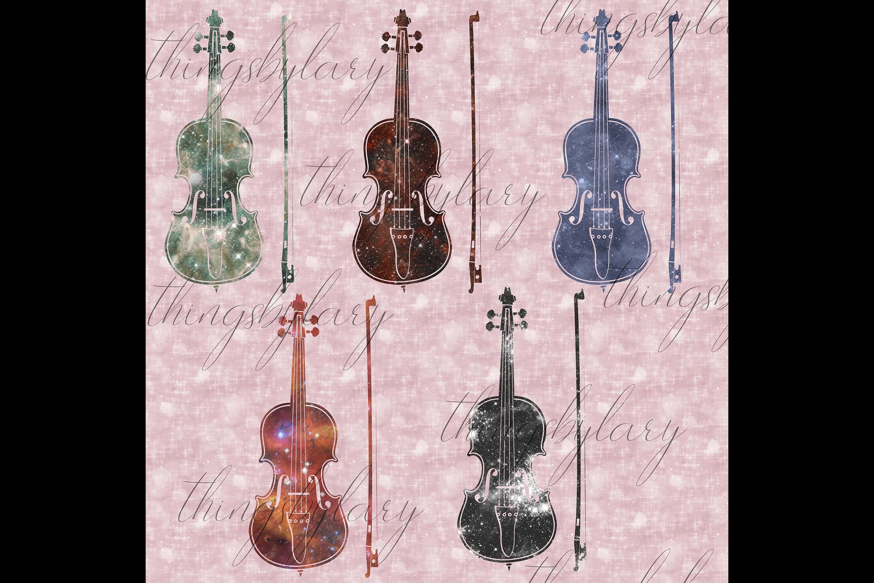 20 Galaxy Violin Clip Arts Music Galaxy Wedding Romantic (135570 ...