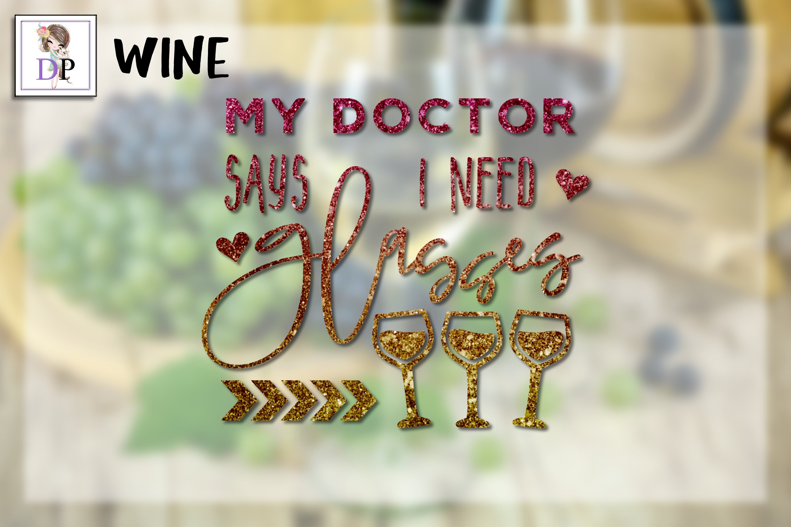 Wine Bundle Photo Overlays Art Social Media Photobook (287366 ...