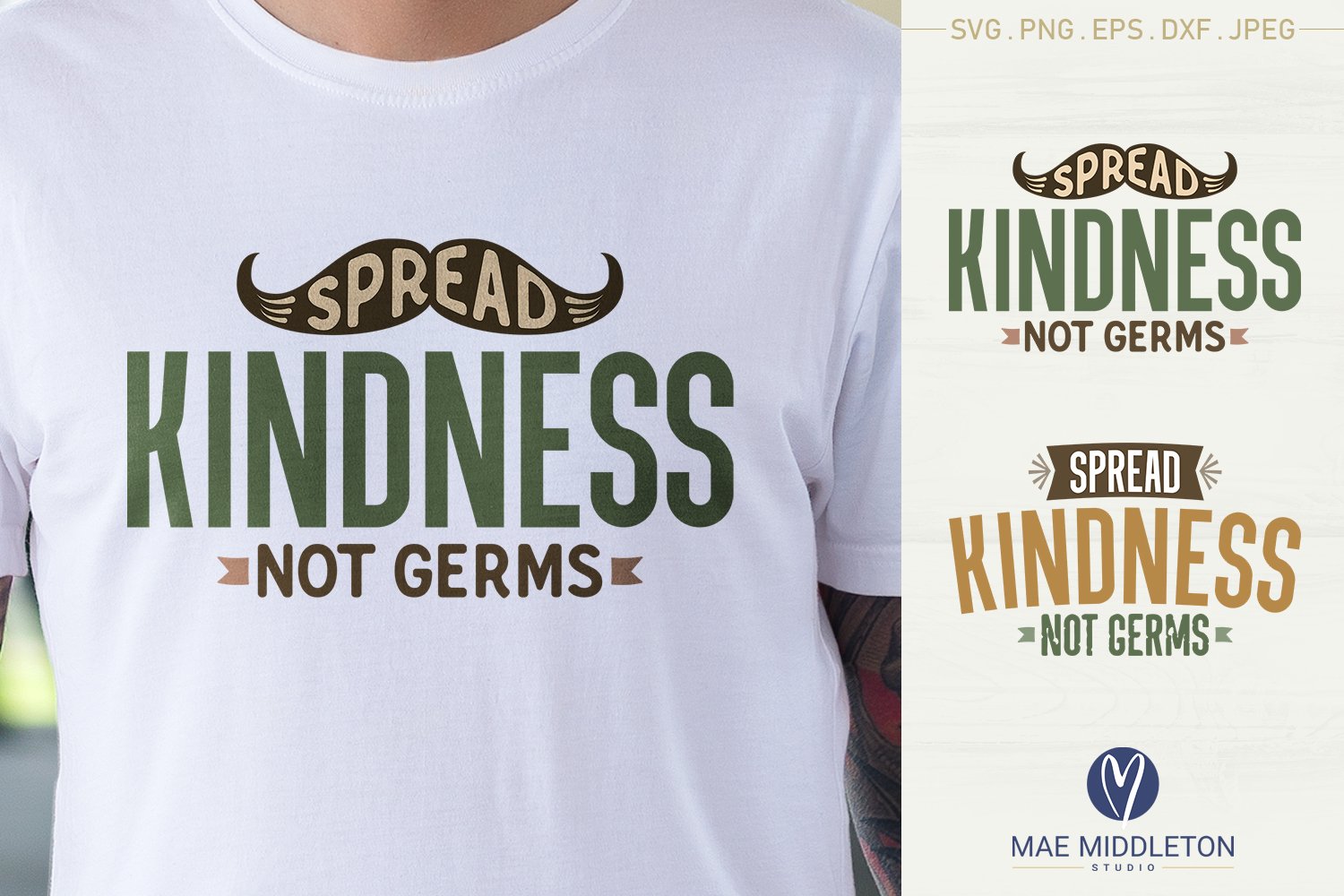 Spread Kindness SVG files, printables, sublimation (562862) | Cut Files ...