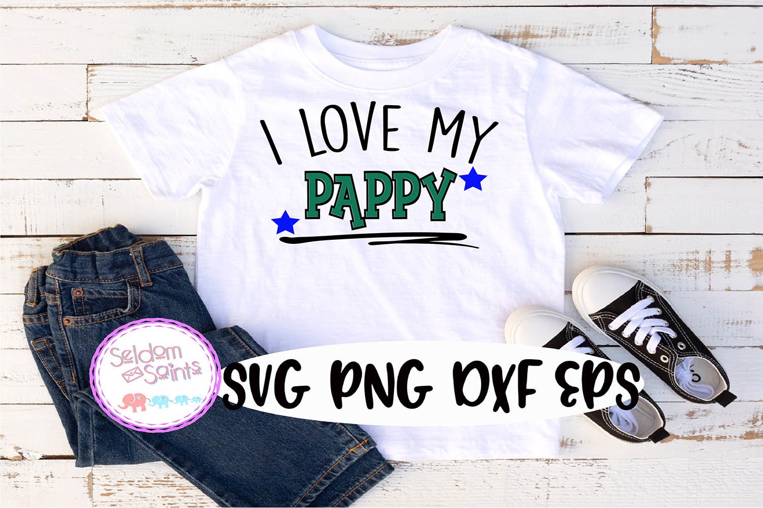 I Love My Pappy SVG PNG EPS DXF (373973) | SVGs | Design Bundles