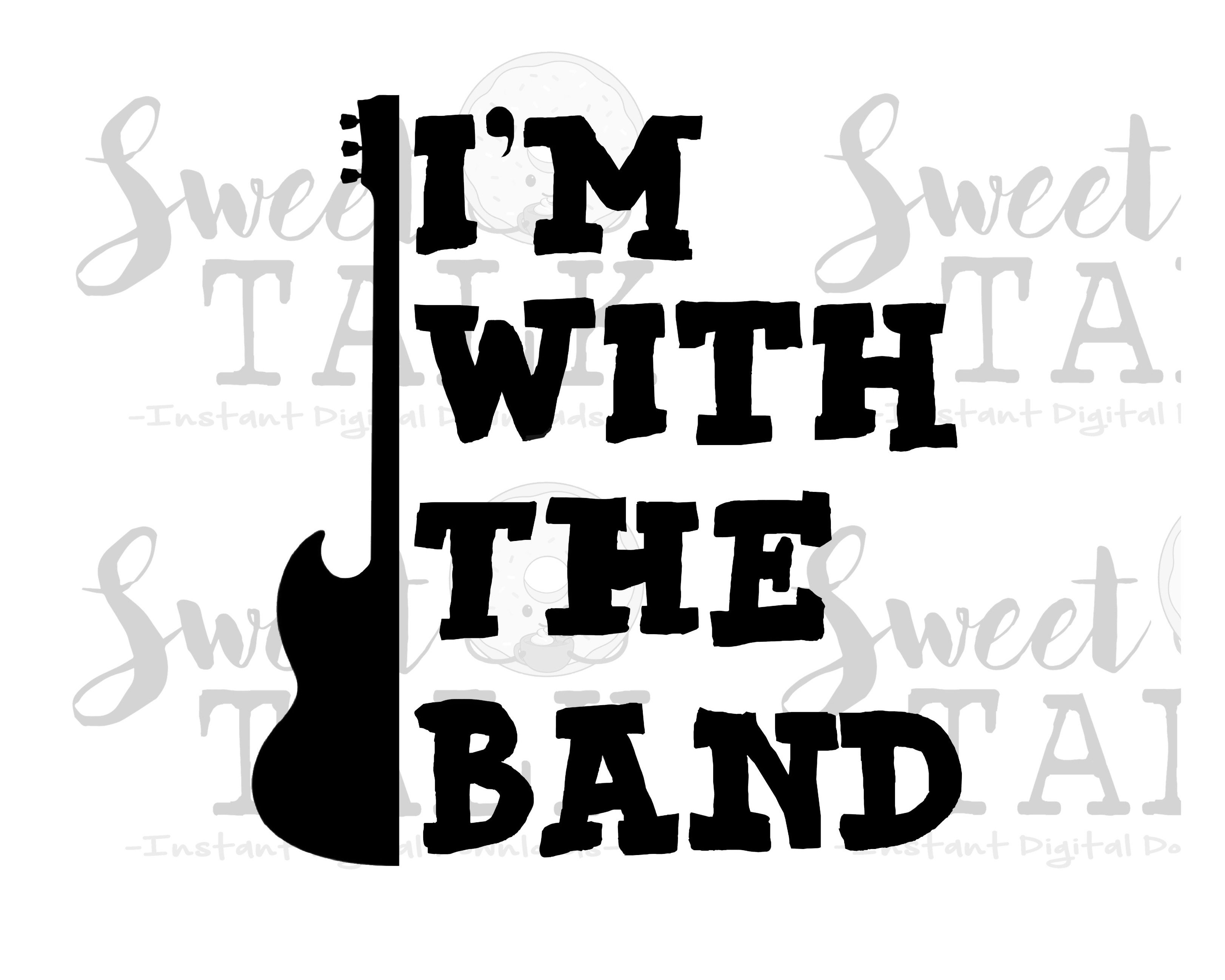 Im with the Band/Instant digital download (69423) | Illustrations ...