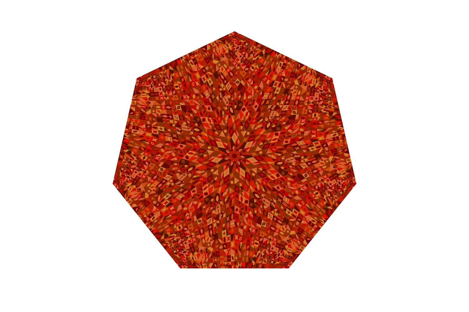 6 Mosaic Pattern Heptagons (332931) | Decorations | Design Bundles