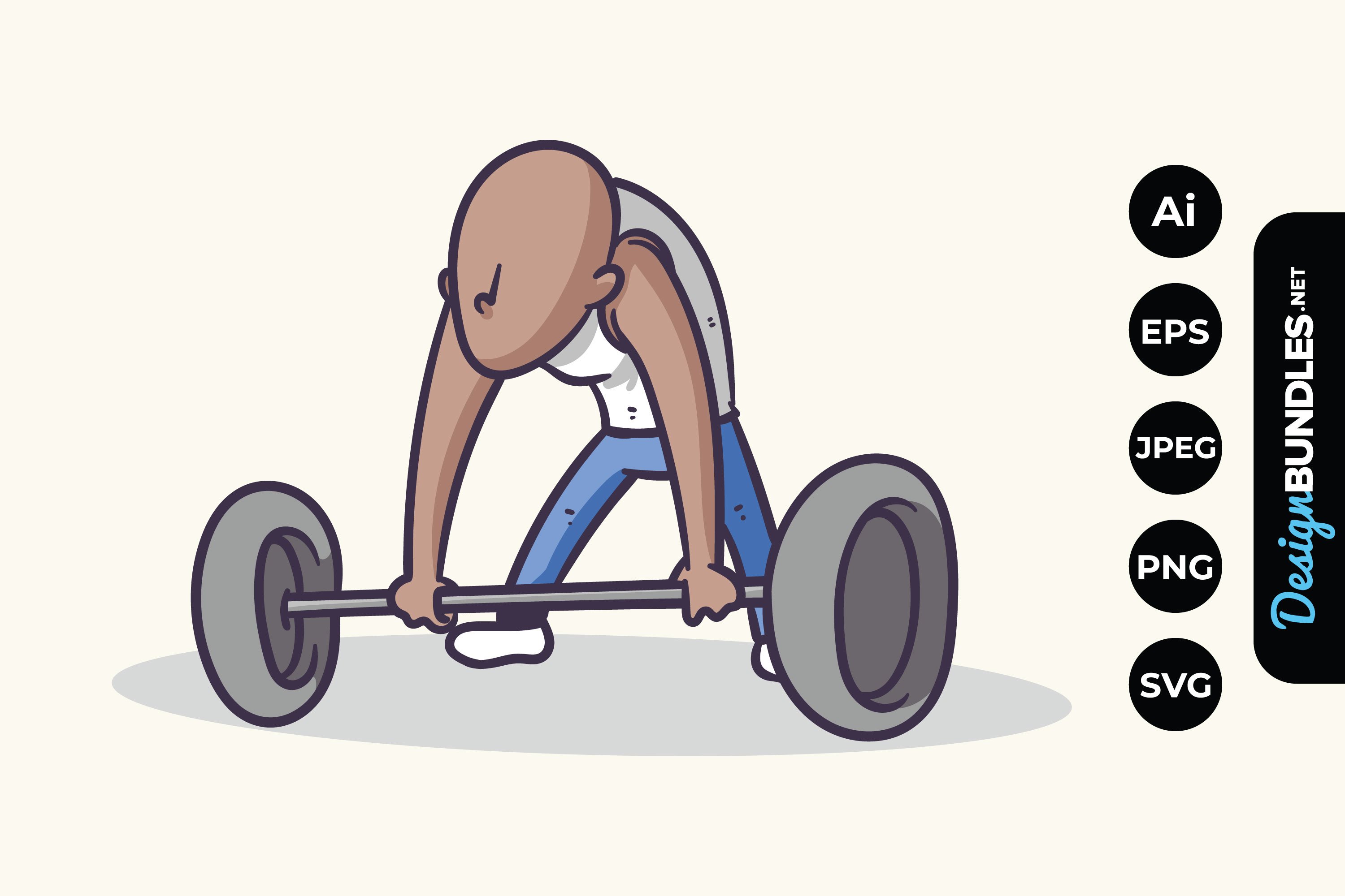 Man Workout Clipart
