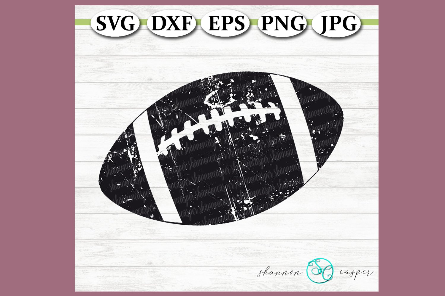 Football -Distressed Grunge (350829) | SVGs | Design Bundles