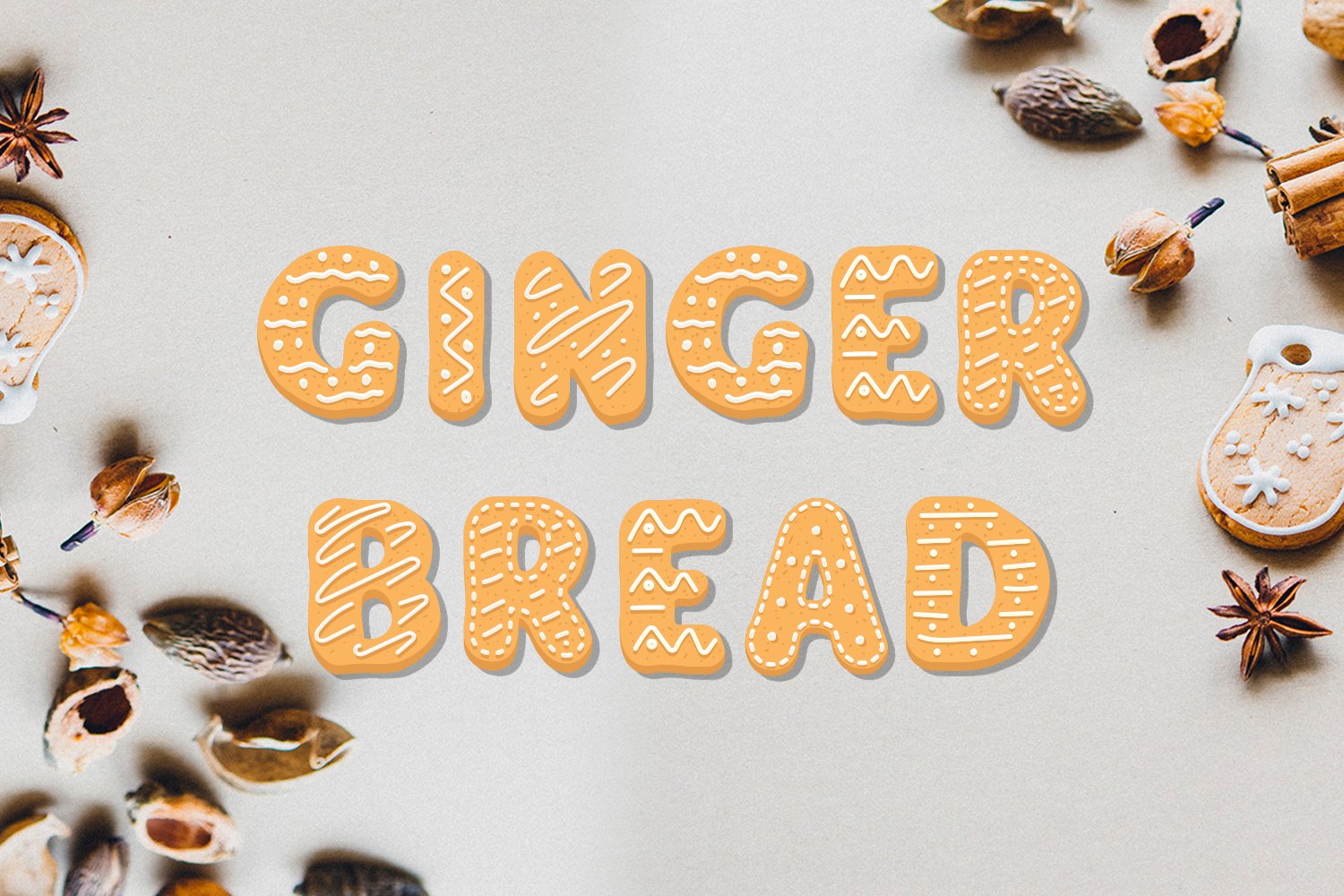 Gingerbread Alphabet Set