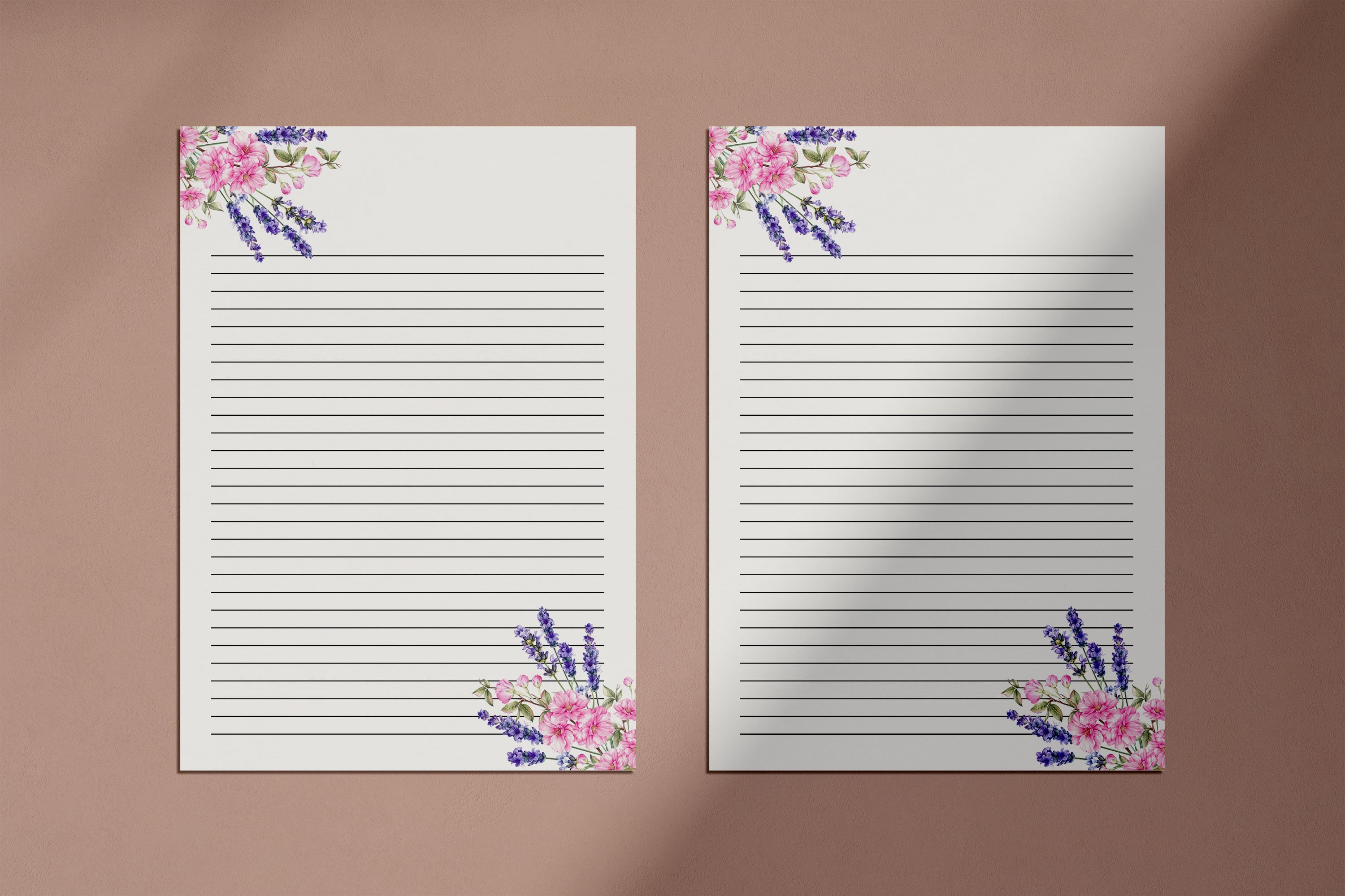 Lined Wedding Stationery