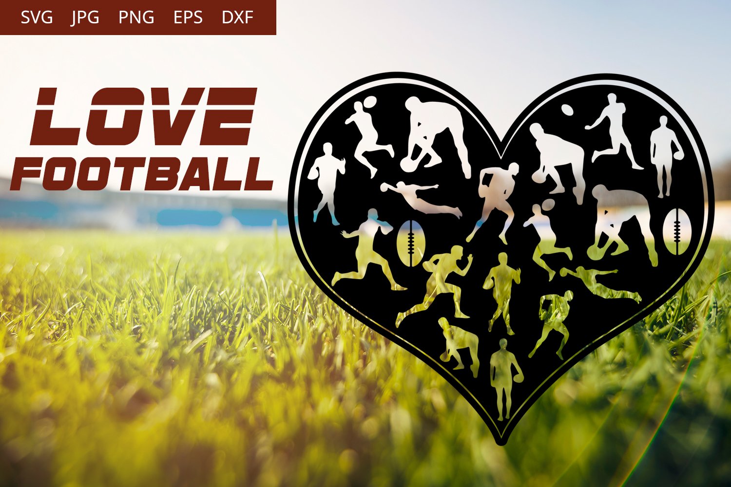 Love Rugby League Football SVG Vector (359904) | Illustrations | Design ...