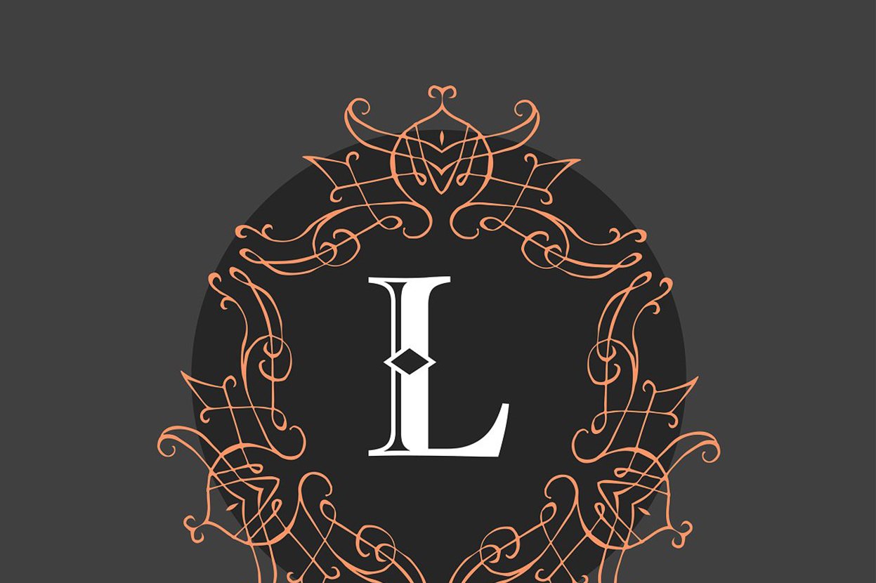 Monogram logo template (775019) | Decorations | Design Bundles