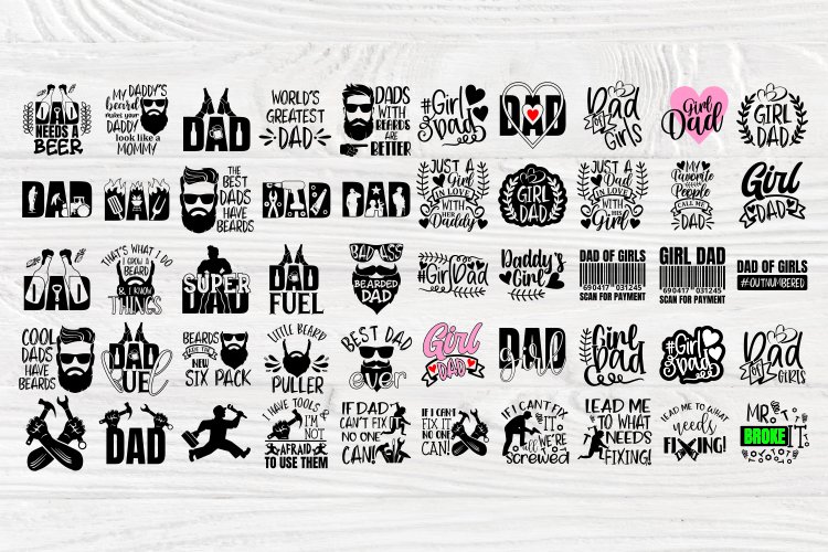 Dad SVG Bundle, Fathers Day Svg, Funny Dad Svg, Funny Shirts (619426 ...