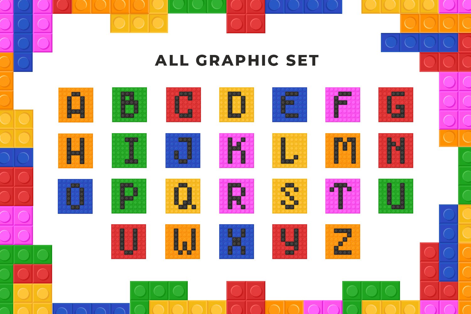 Brick Alphabet Set