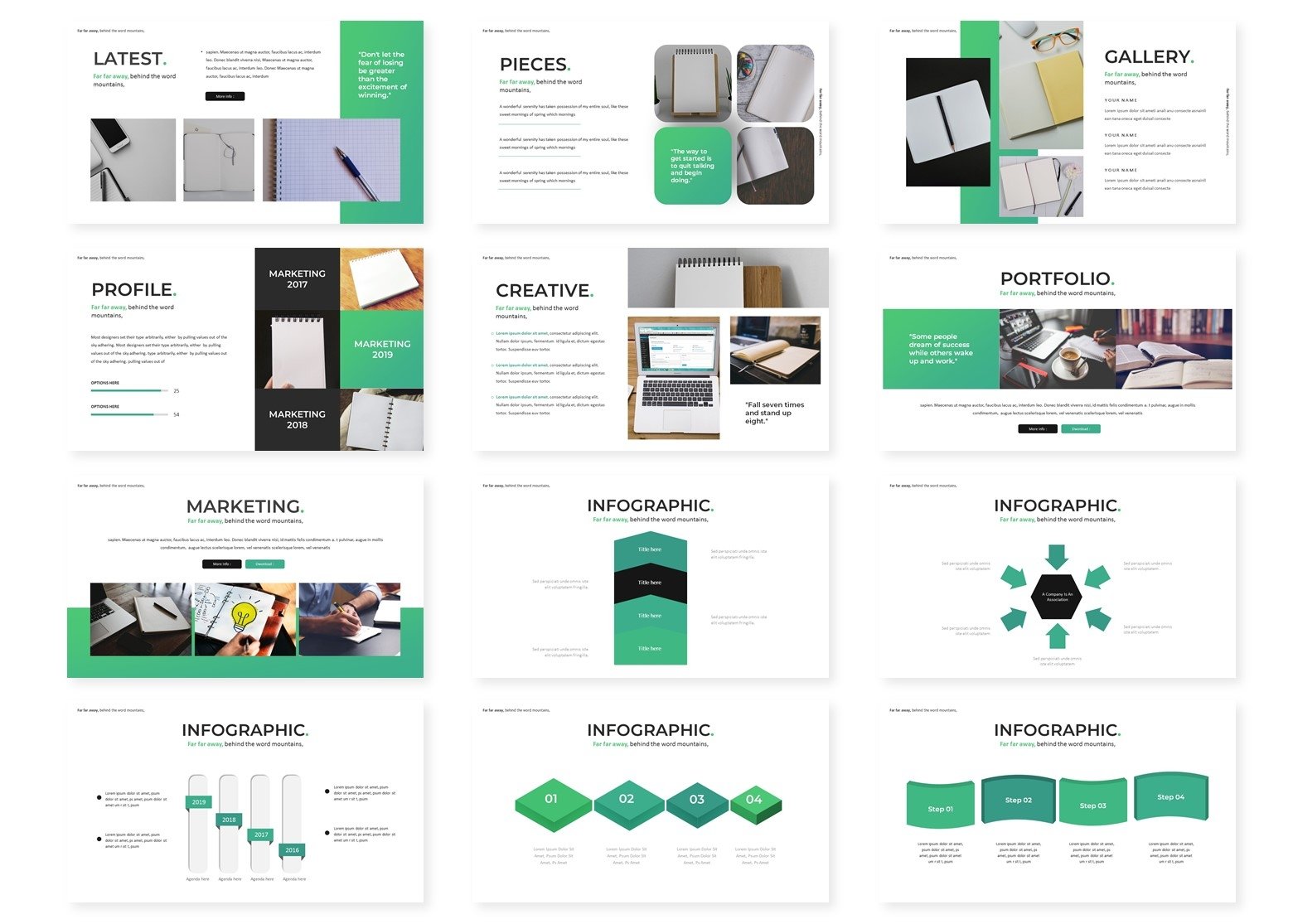 Notes - Google Slides Template (337062) | Presentation Templates ...