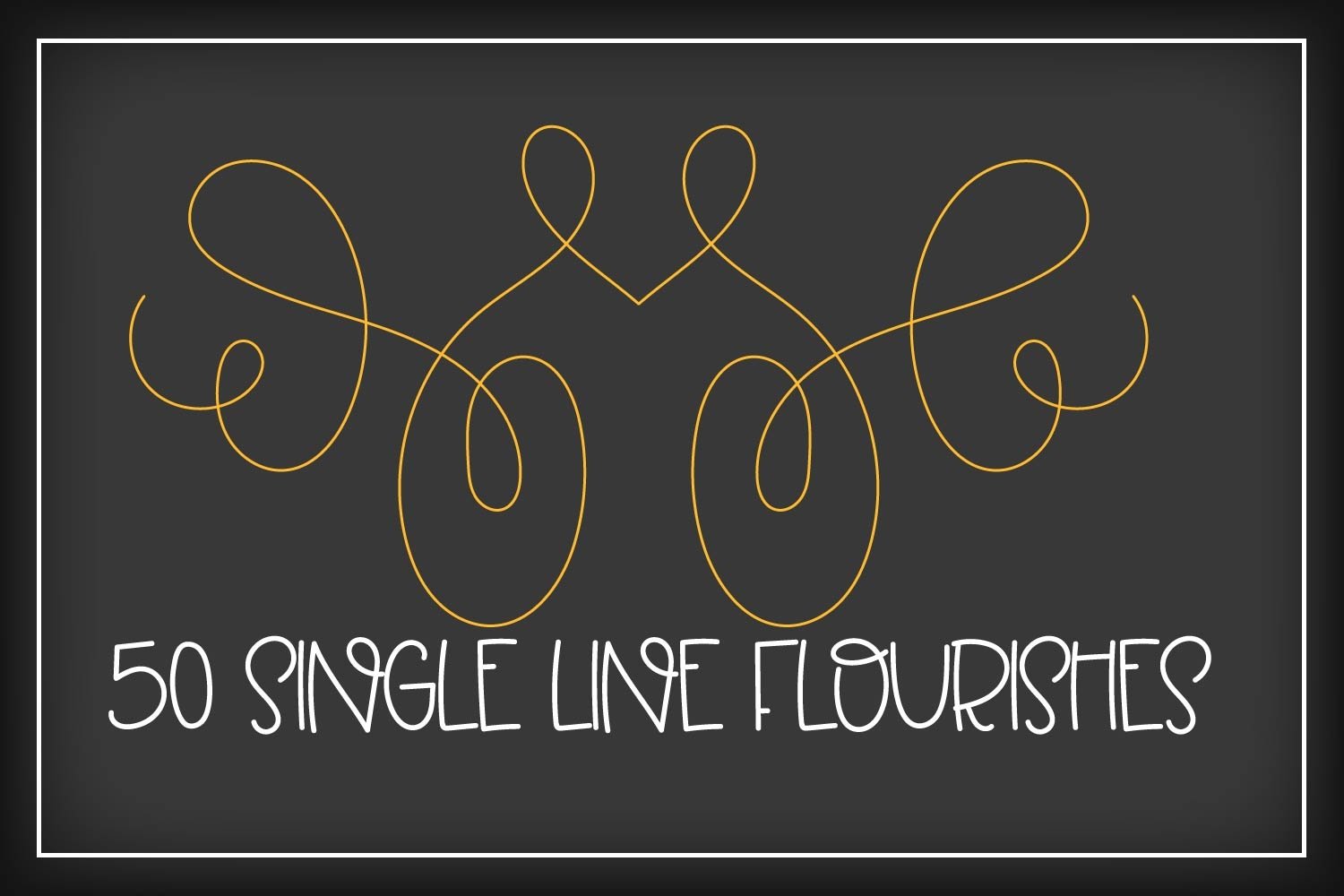 Single Line Flourish Bundle - 52 SVG's in total! (580128) | Single Line ...