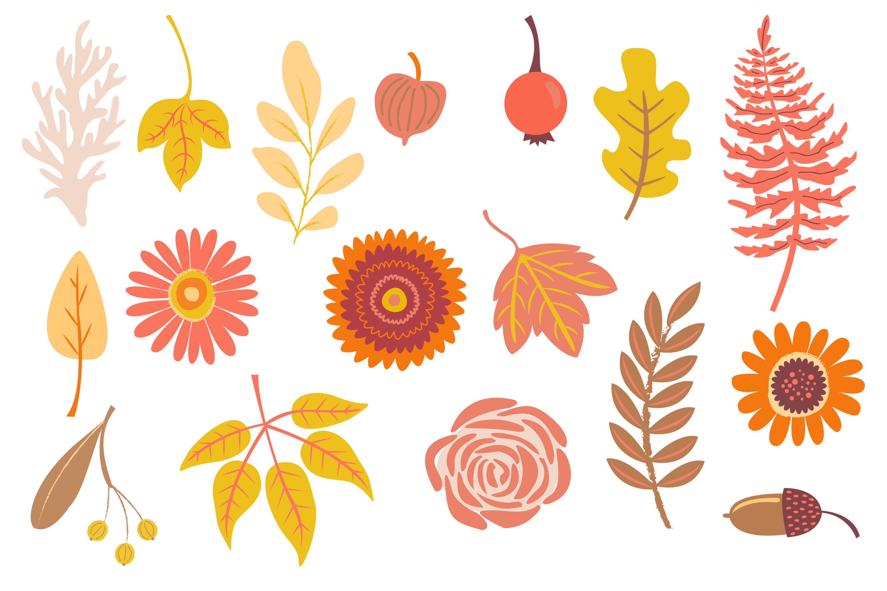 Autumn Owls and Fall Elements, Woodland Animals Clipart (331496 ...