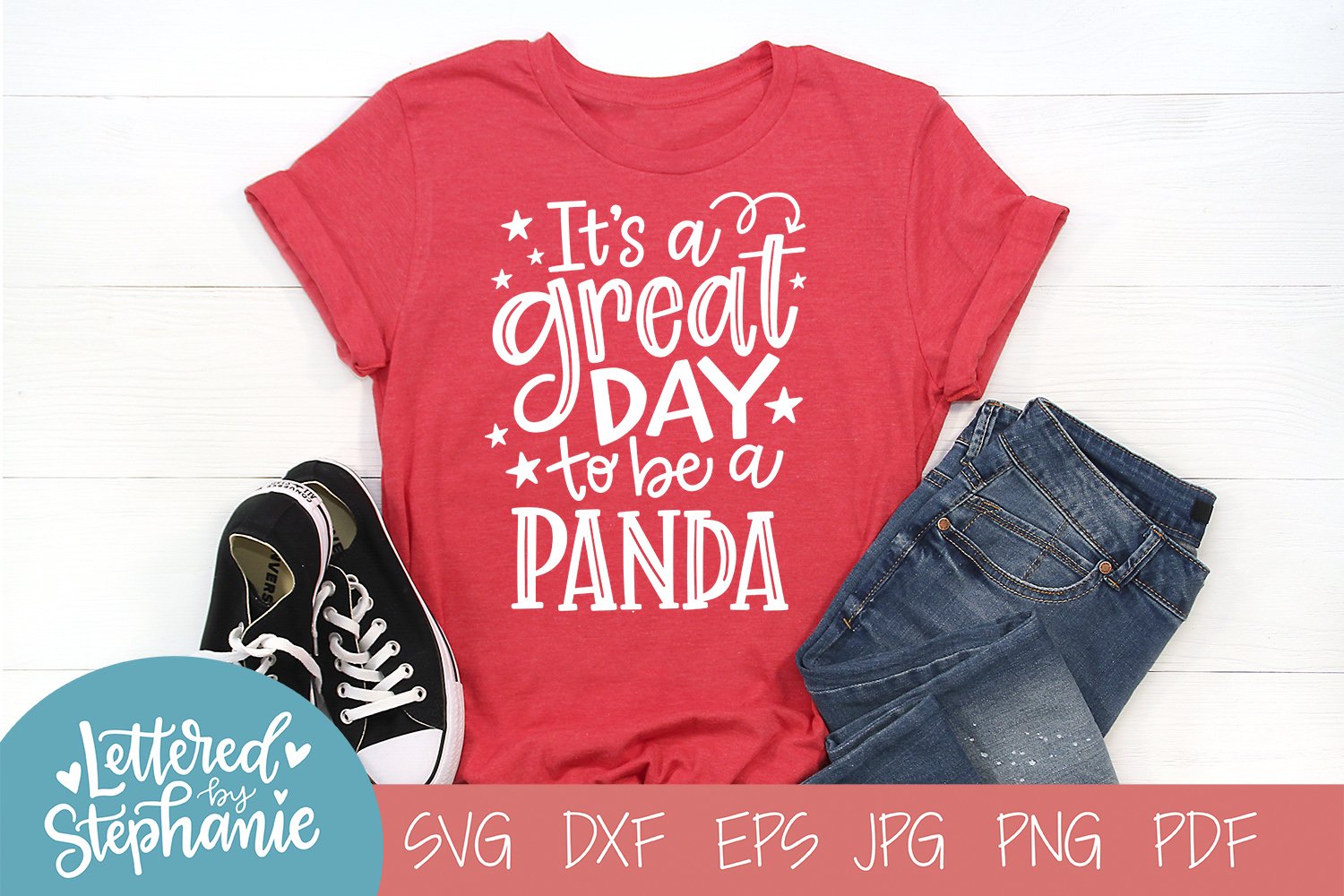 Handlettered SVG DXF, Panda School Mascot (622528) | SVGs | Design Bundles