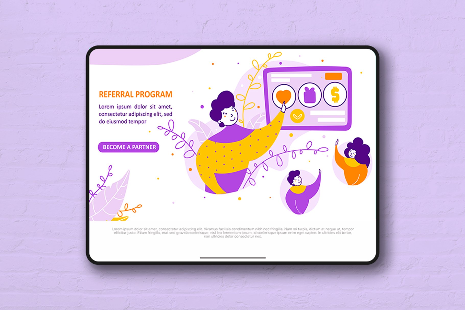 Referral program - Cartoon Illustrations (690456) | Illustrations ...