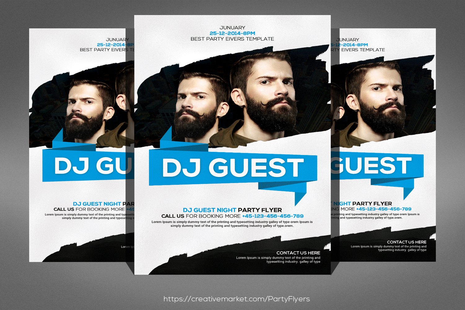DJ Guest Flyer (140398) | Flyers | Design Bundles