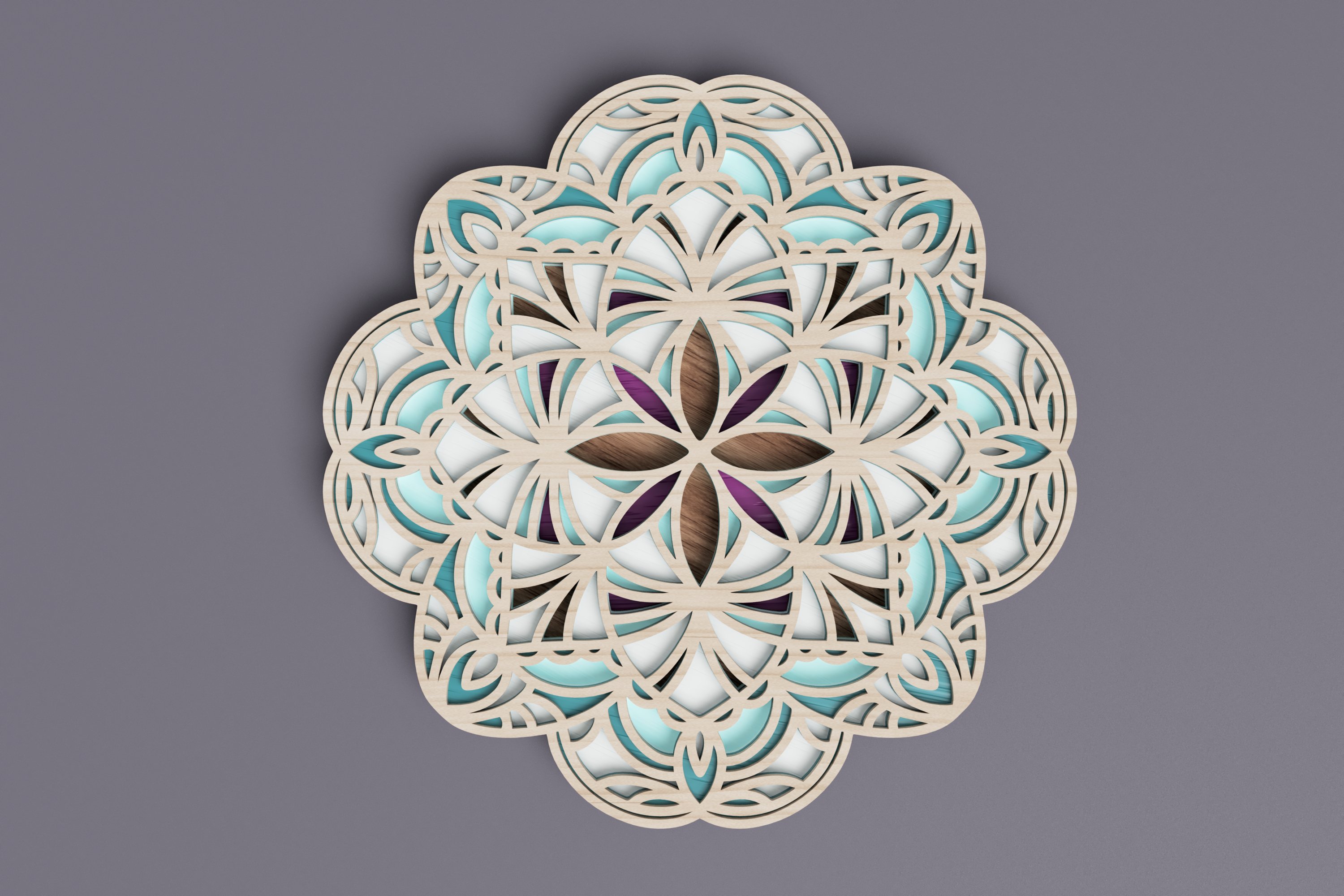Mandala laser cut file