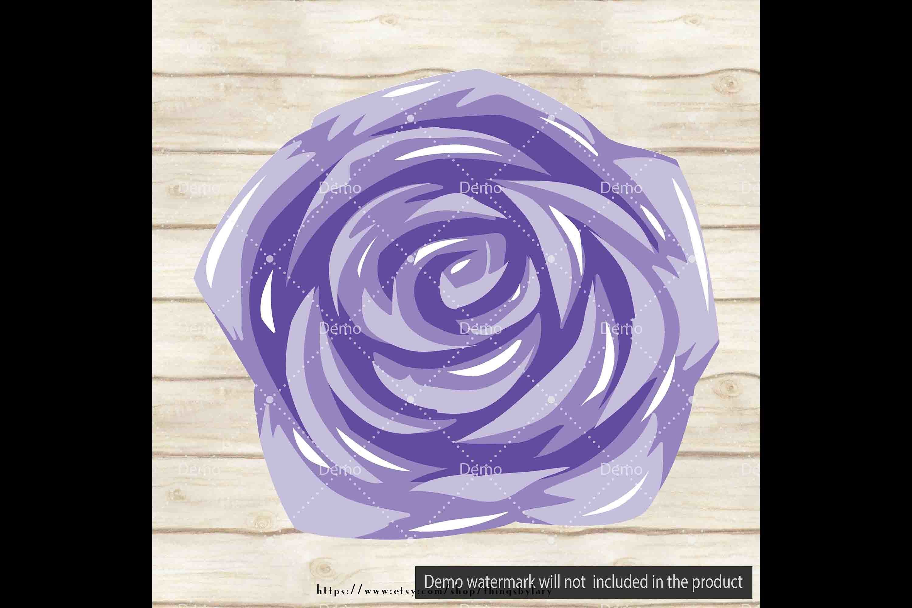 100 Watercolor Roses Clip Arts, Romantic Valentine Scrapbook (135810 ...