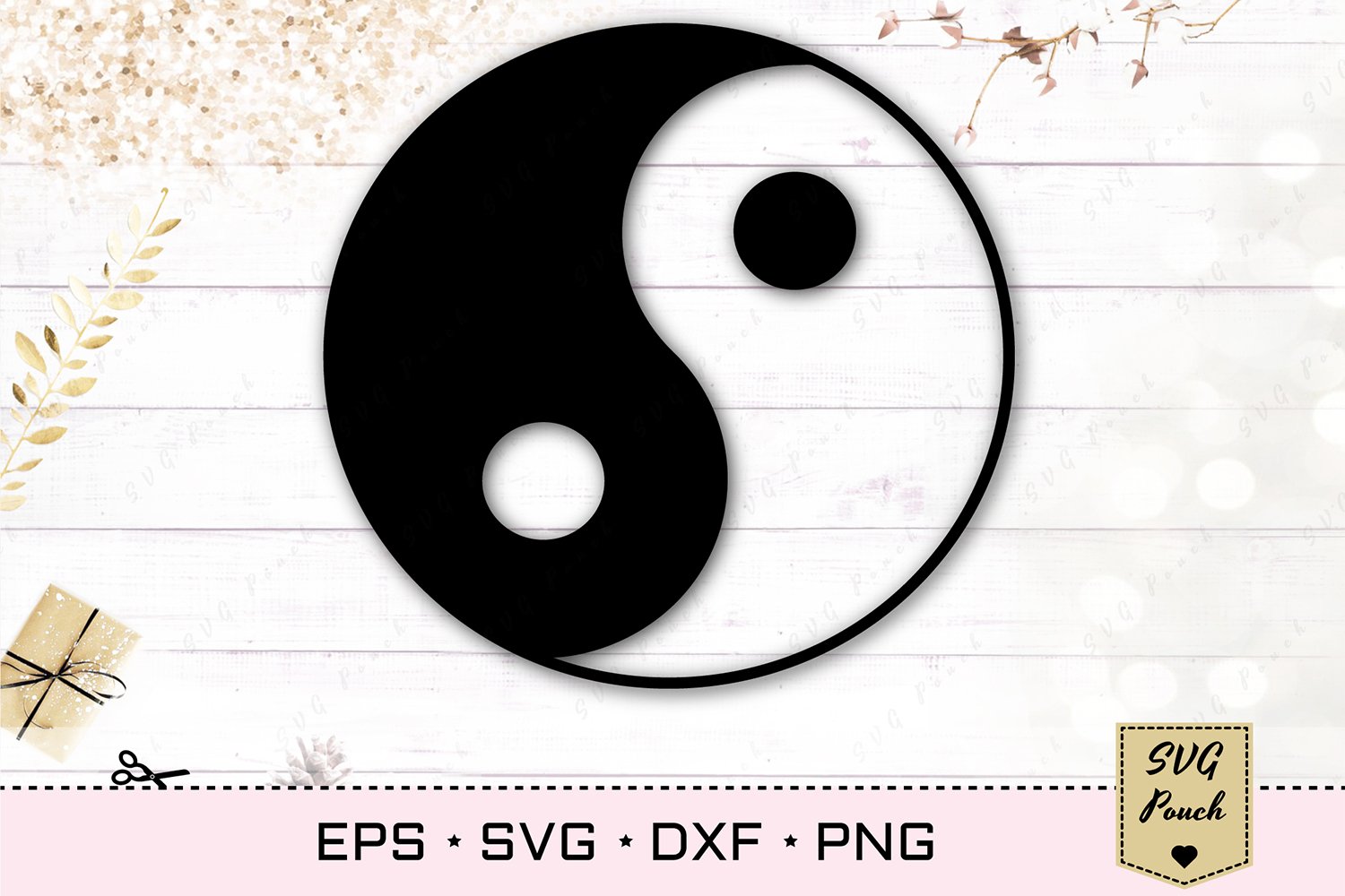 Ying Yang sign SVG (540644) | Cut Files | Design Bundles