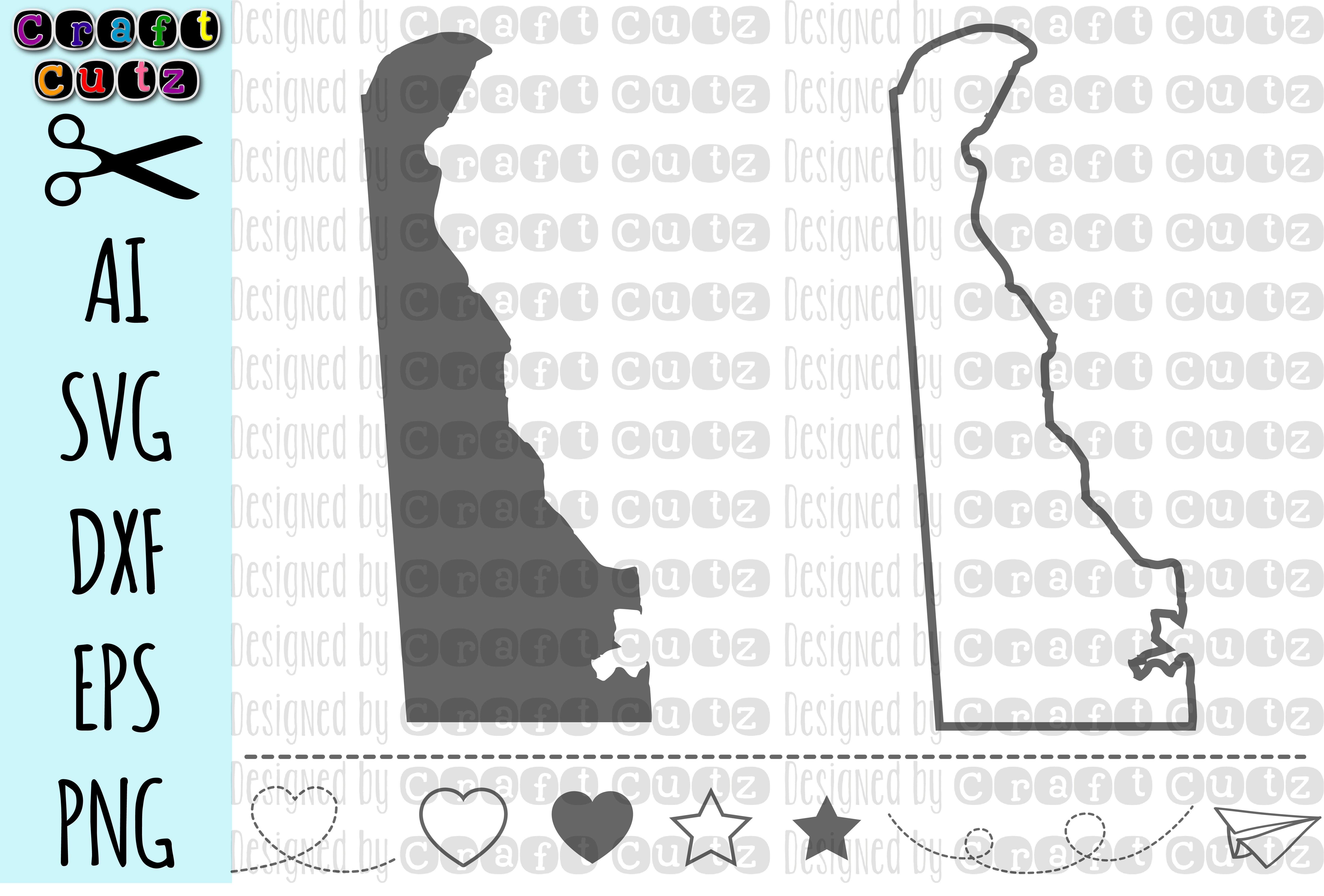 DELAWARE svg, State svg Files, Delaware Vector, United States svg ...