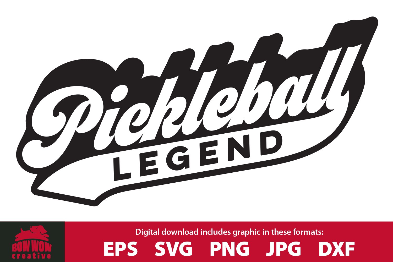 Pickleball Legend Cutting File & Clipart (642459) | Cut Files | Design ...