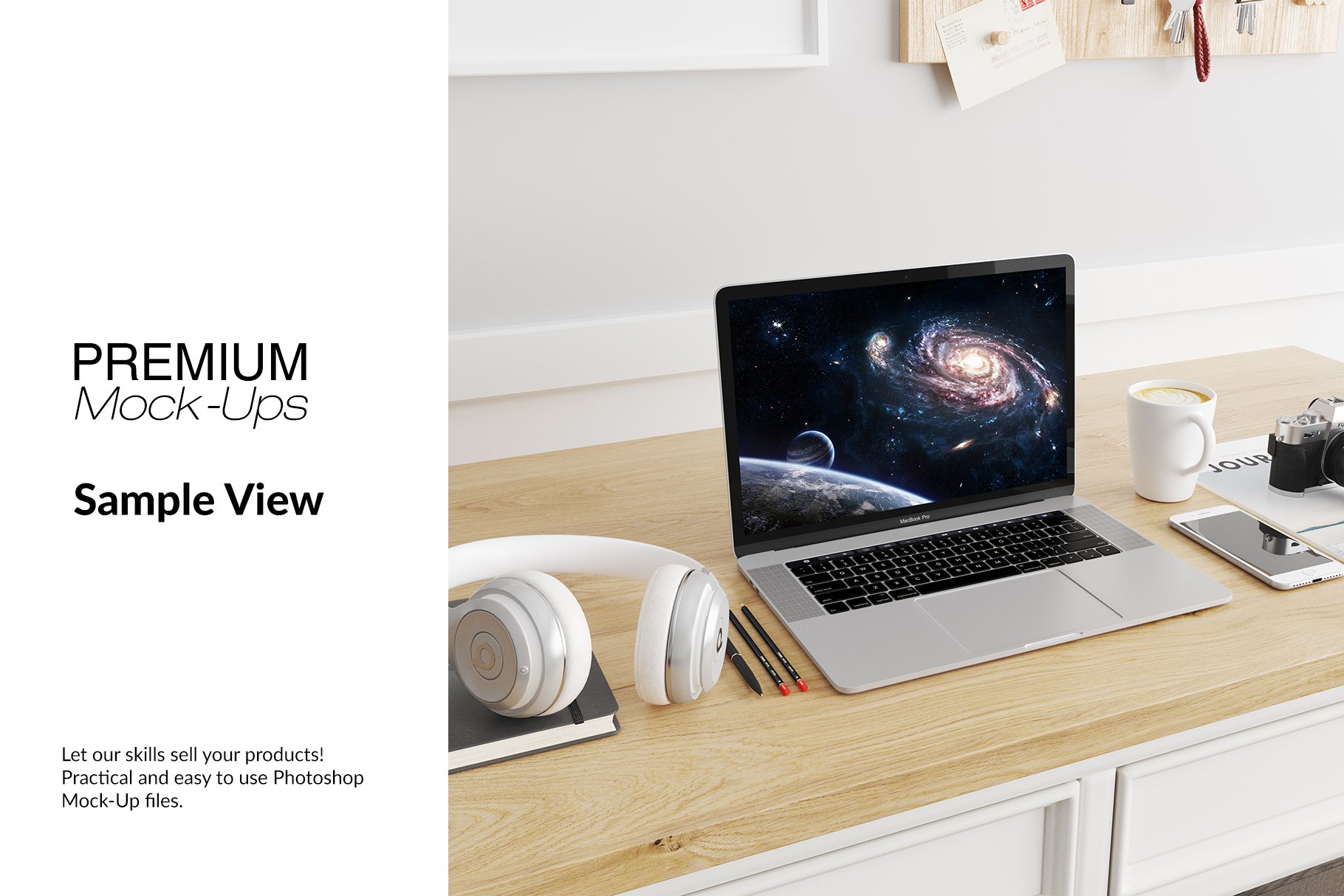 Home Office Laptop Mockup Set