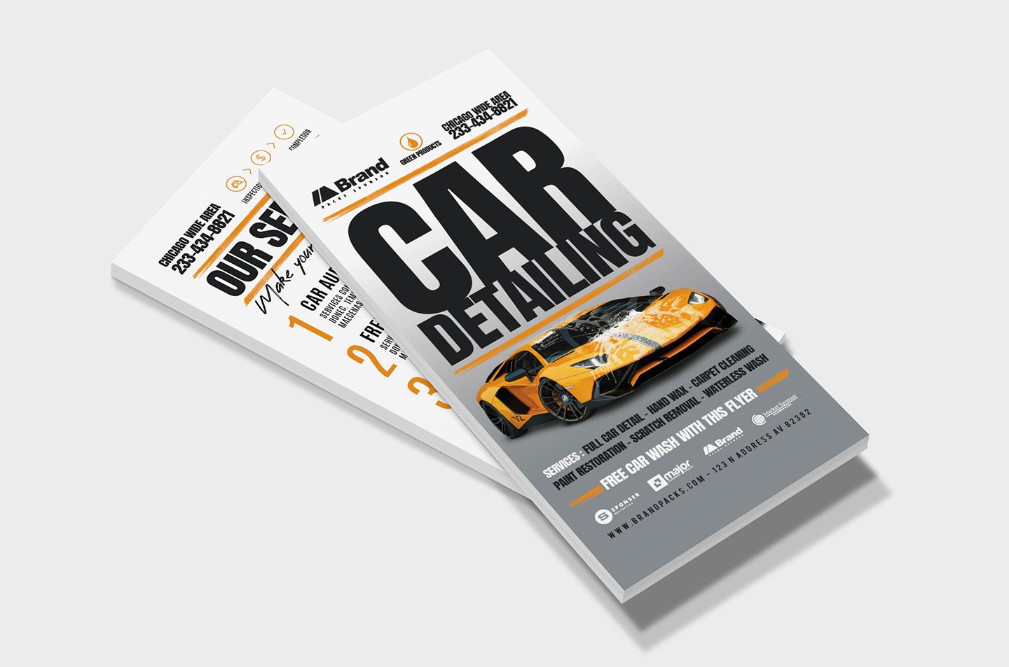 Car Detailing Flyer (355662) | Flyers | Design Bundles