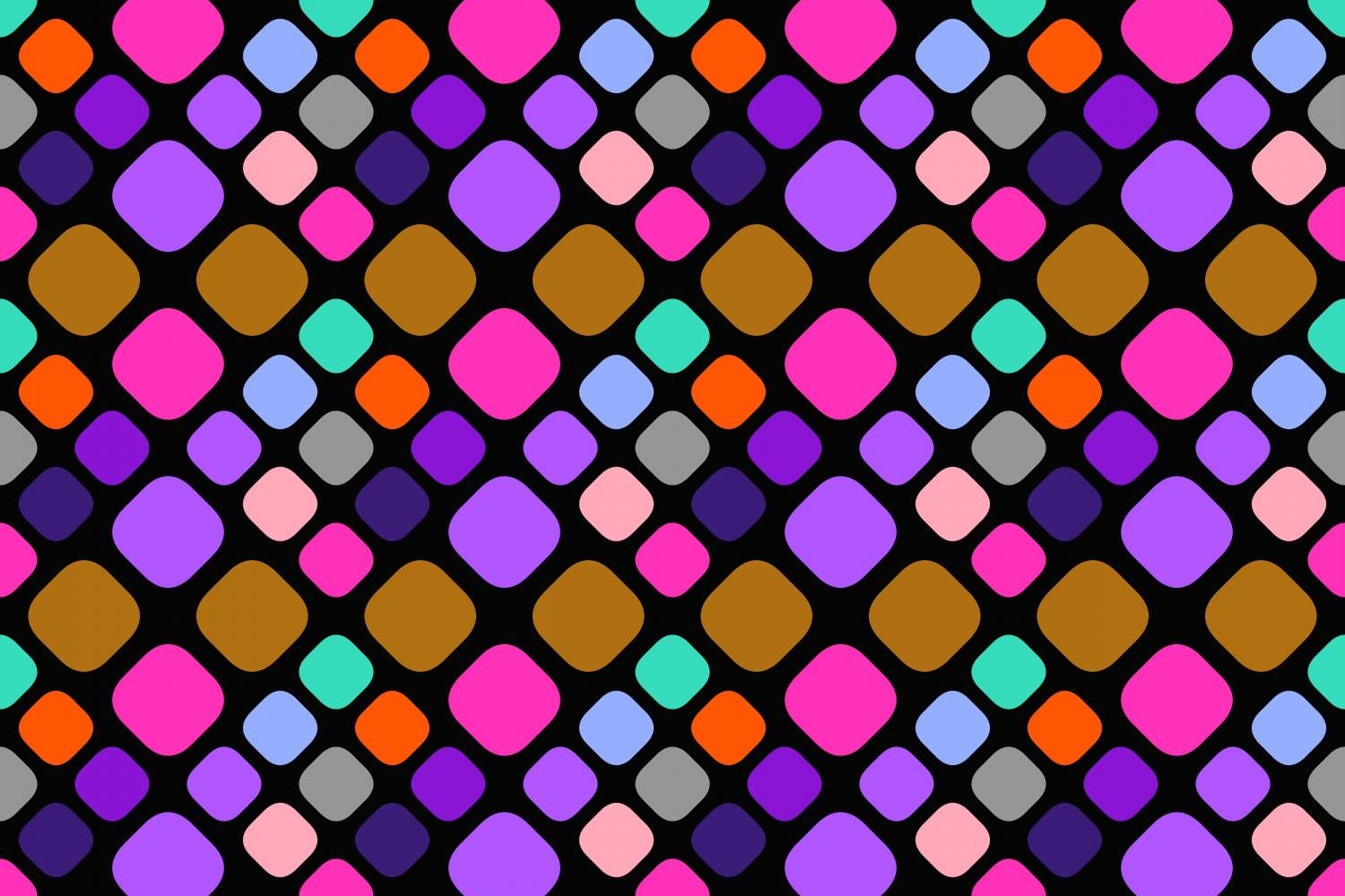 24 Seamless Colorful Square Patterns (317188) | Patterns | Design Bundles