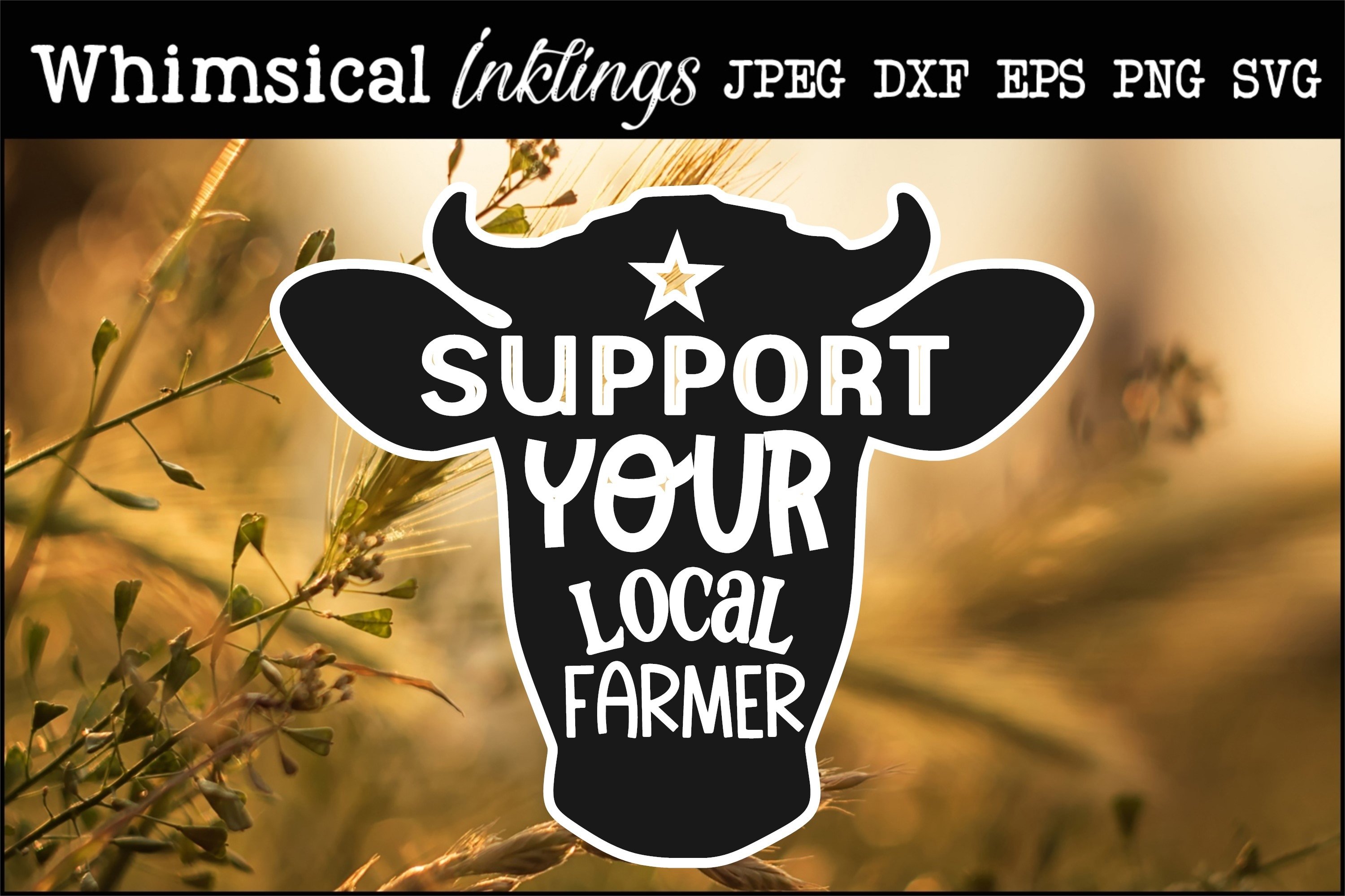 Support Your Local Farmer SVG (716344) | Cut Files | Design Bundles