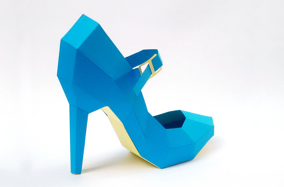 Papercraft Template 3d High Heel DIY High Heel Belly 3d Papercraft
