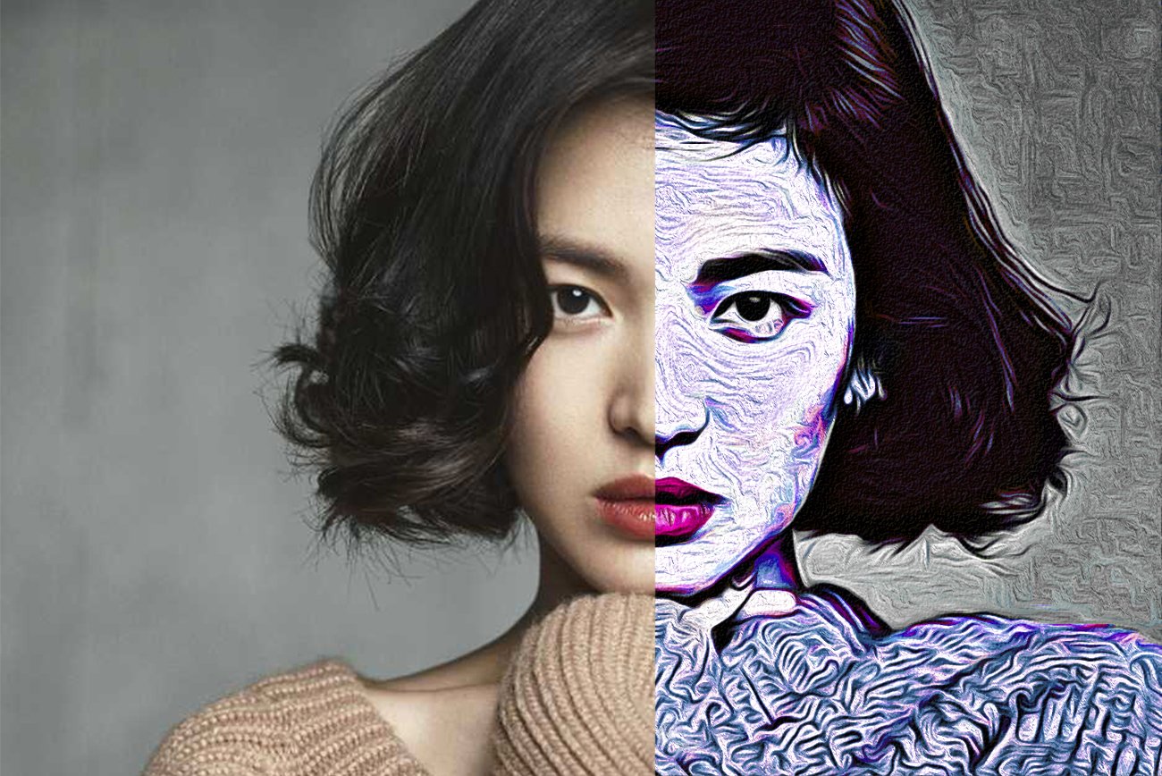 Realistic Digital Painting Effect 2.0 (250317) | Actions | Design Bundles