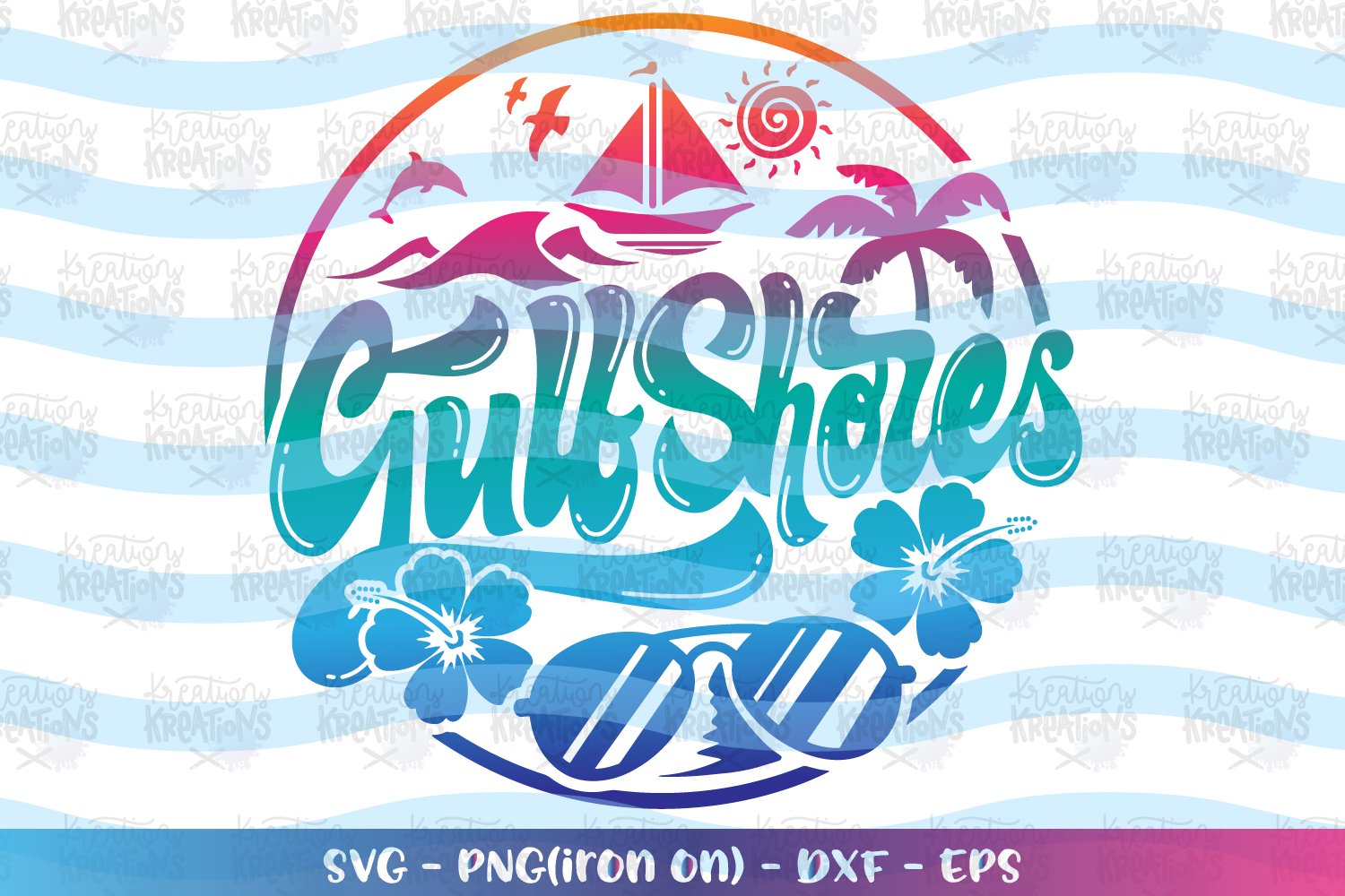 Summer svg Gulf Shores Beaches