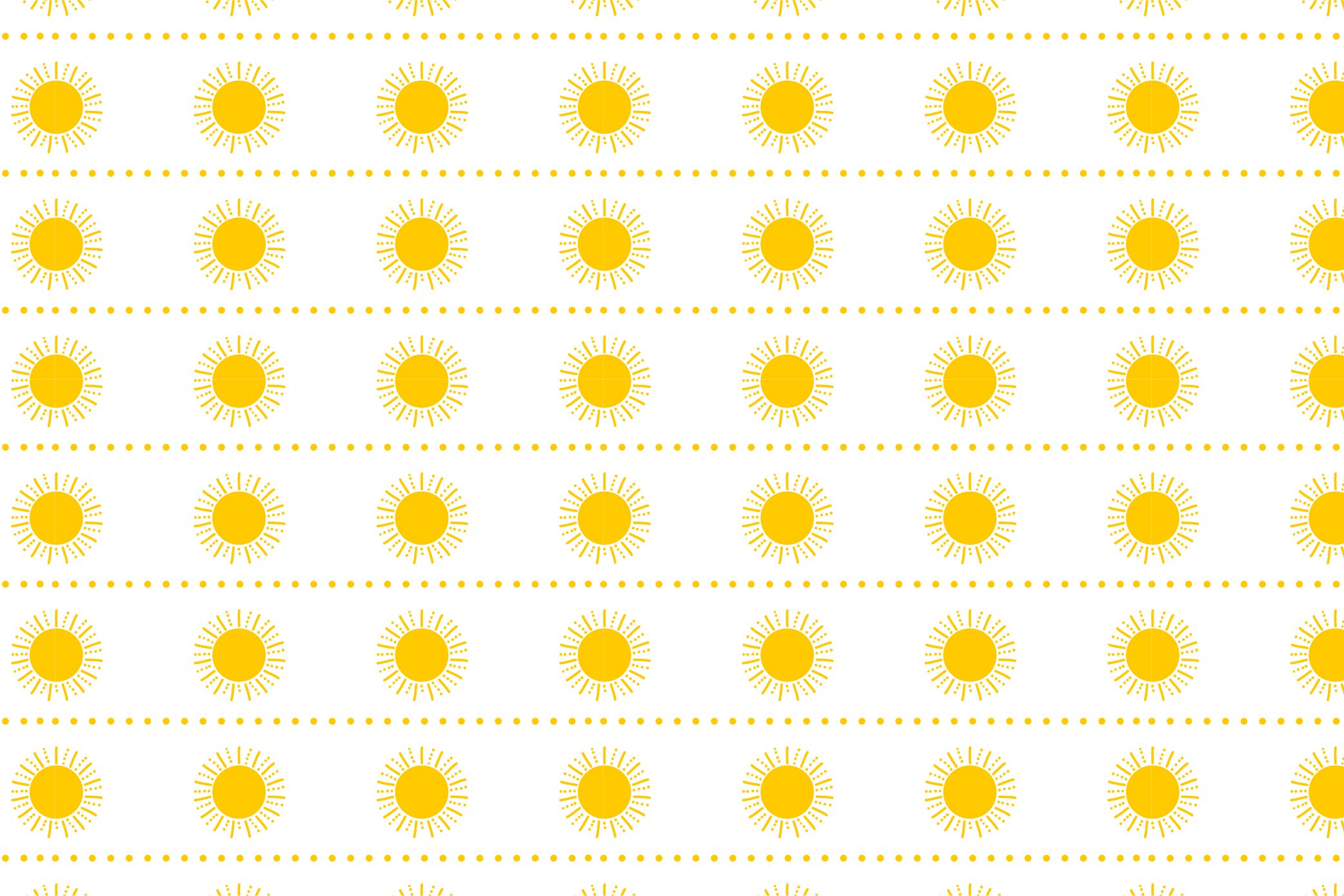 Sun. 6 Seamless patterns. Digital paper. (531067) | Patterns | Design Bundles