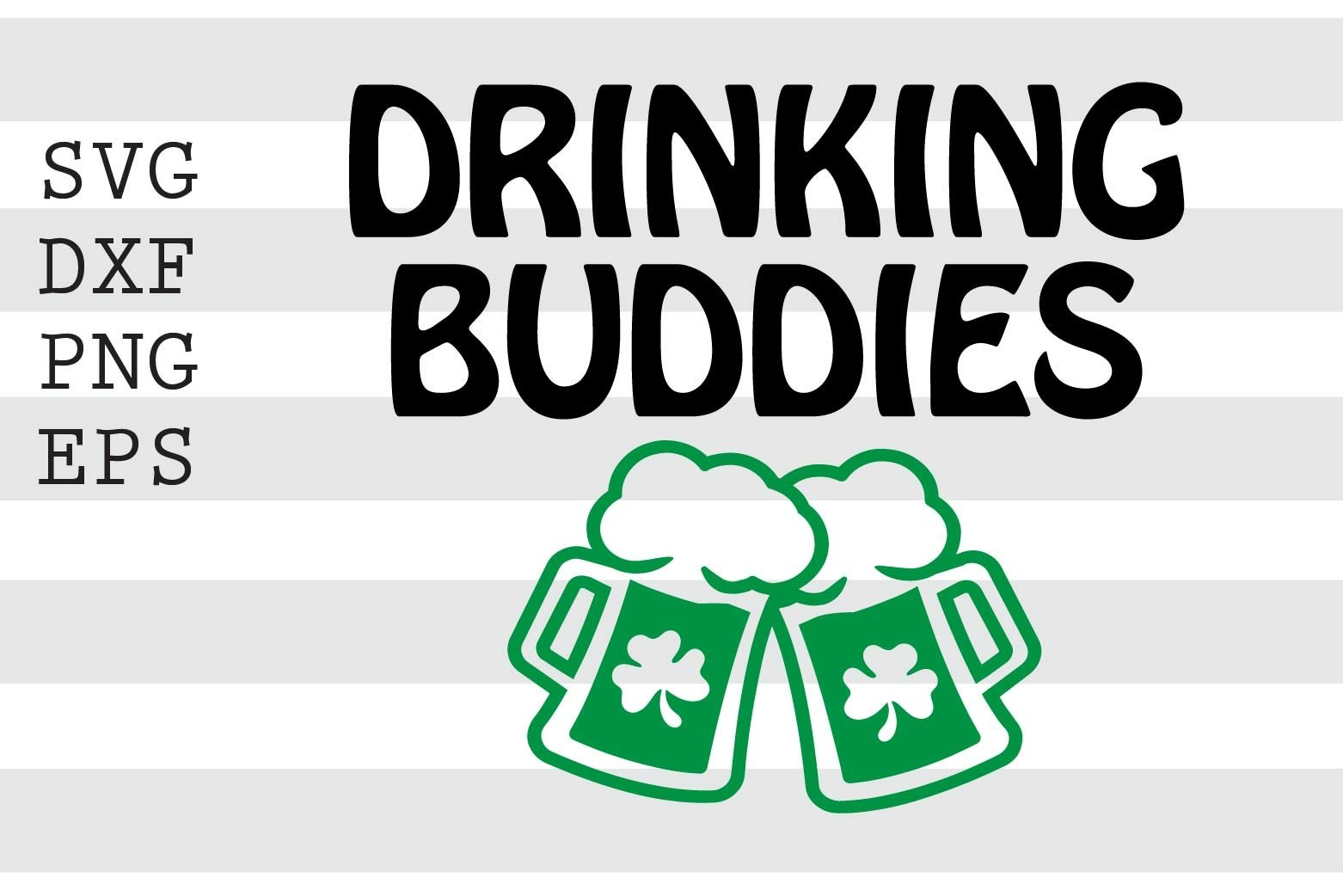 Drinking buddies SVG (1233622) | SVGs | Design Bundles